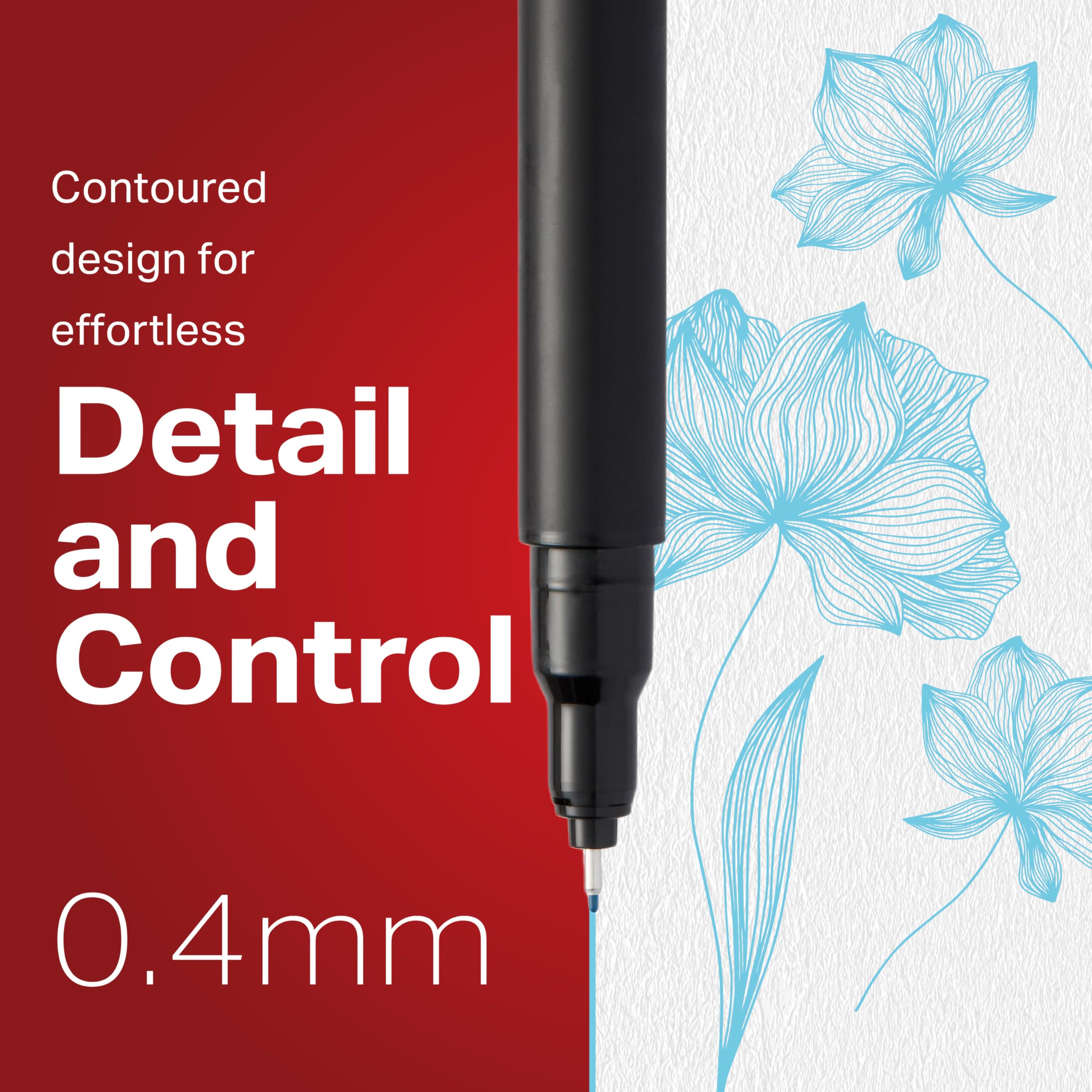 SHARPIE Pens, Fine Point (0.4mm), Assorted Colors, 12 Count
