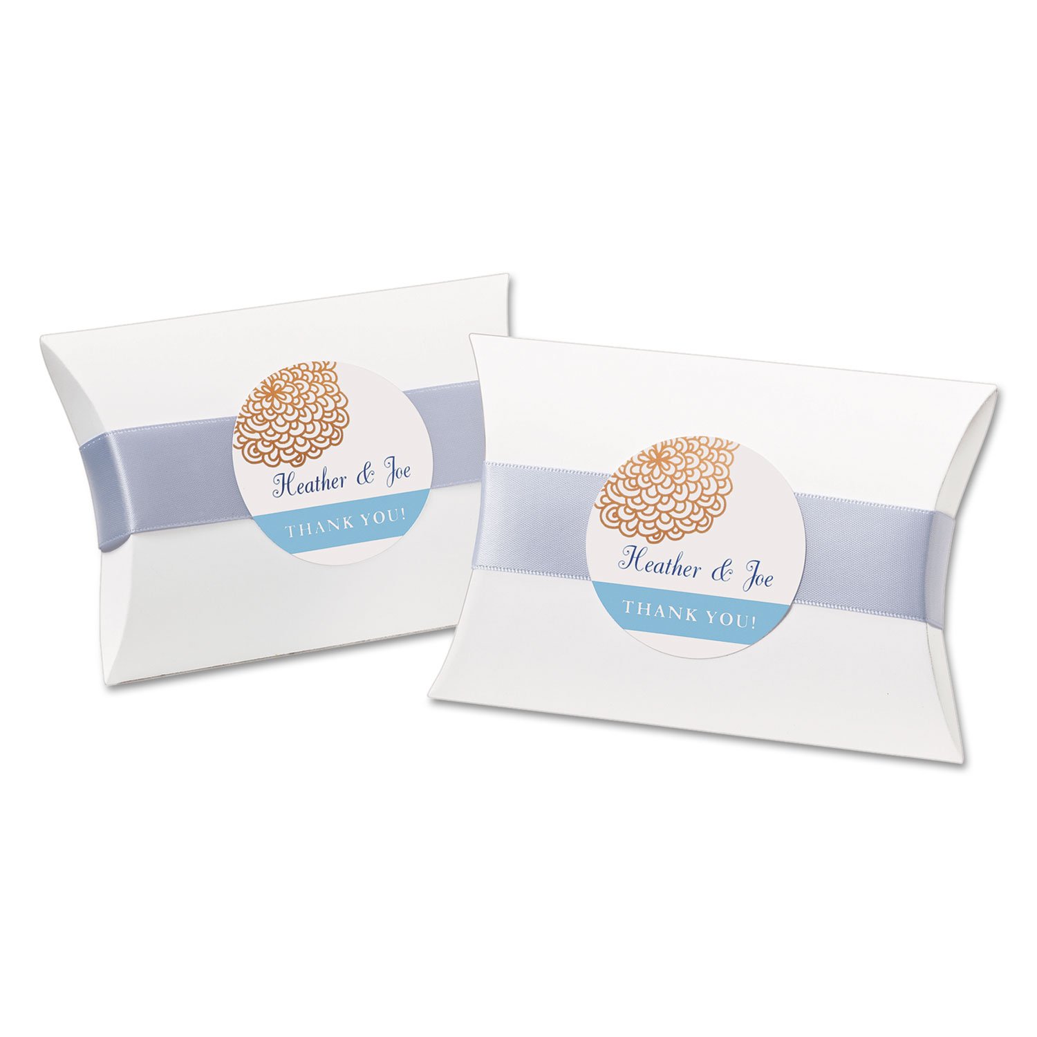 Avery 2" Glossy White Round Labels, Sure Feed, Full Bleed --Print to the Edge, 120 Thank You Labels (22807)