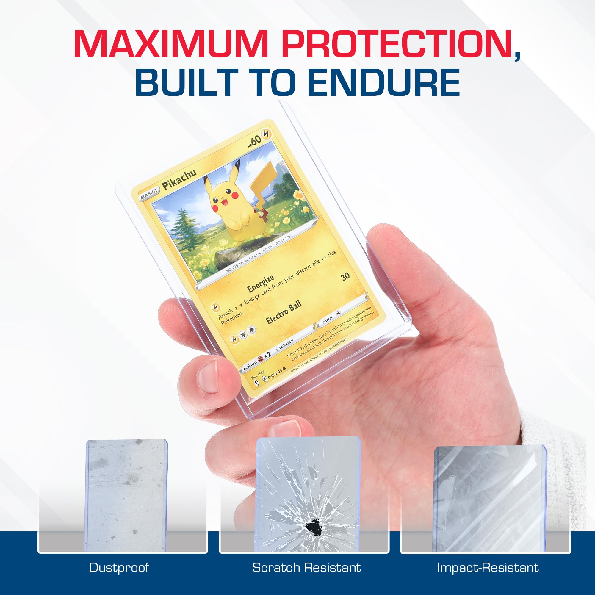 BCW 1-TLCH-100 3X4 Topload Card Holder - Standard