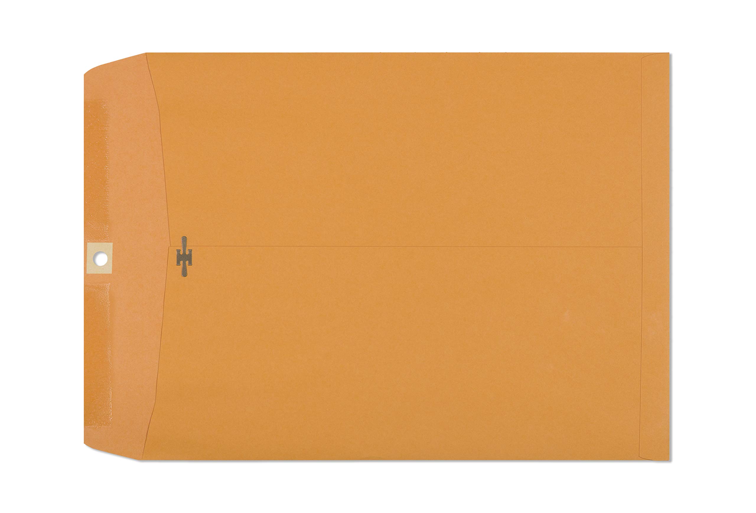 Clasp Envelopes - 10x13 Inch Brown Kraft Catalog Envelopes with Clasp Closure & Gummed Seal β 28lb Heavyweight Paper Envelopes for Home, Office, Business, Legal or School 15 Pack 10x13, Brown Kraft