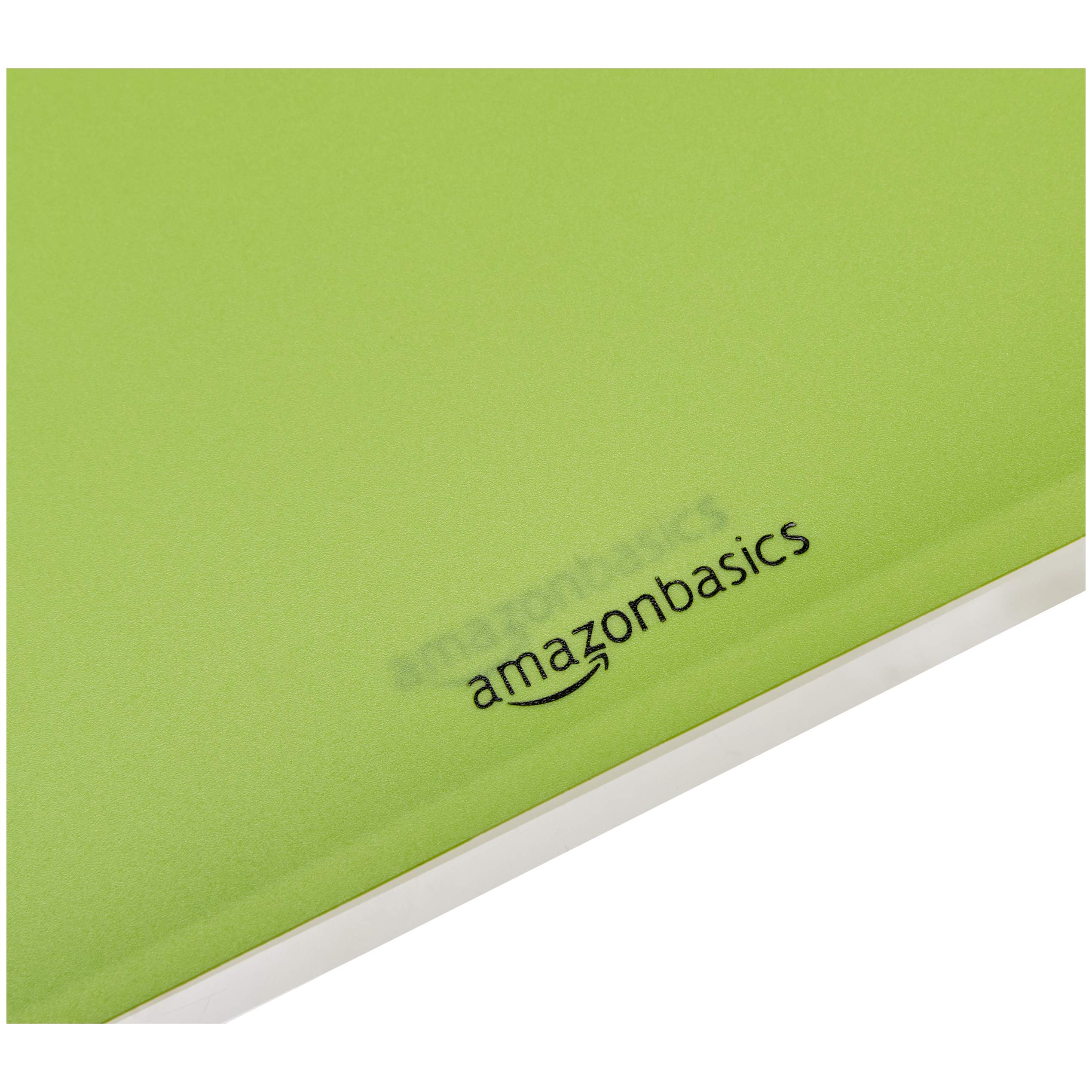 Amazon Basics 3-Ring Binder Plastic Divider Set, 3-Hole Punched Letter-Size 8-Tab Dividers - 6-Pack, Multicolor