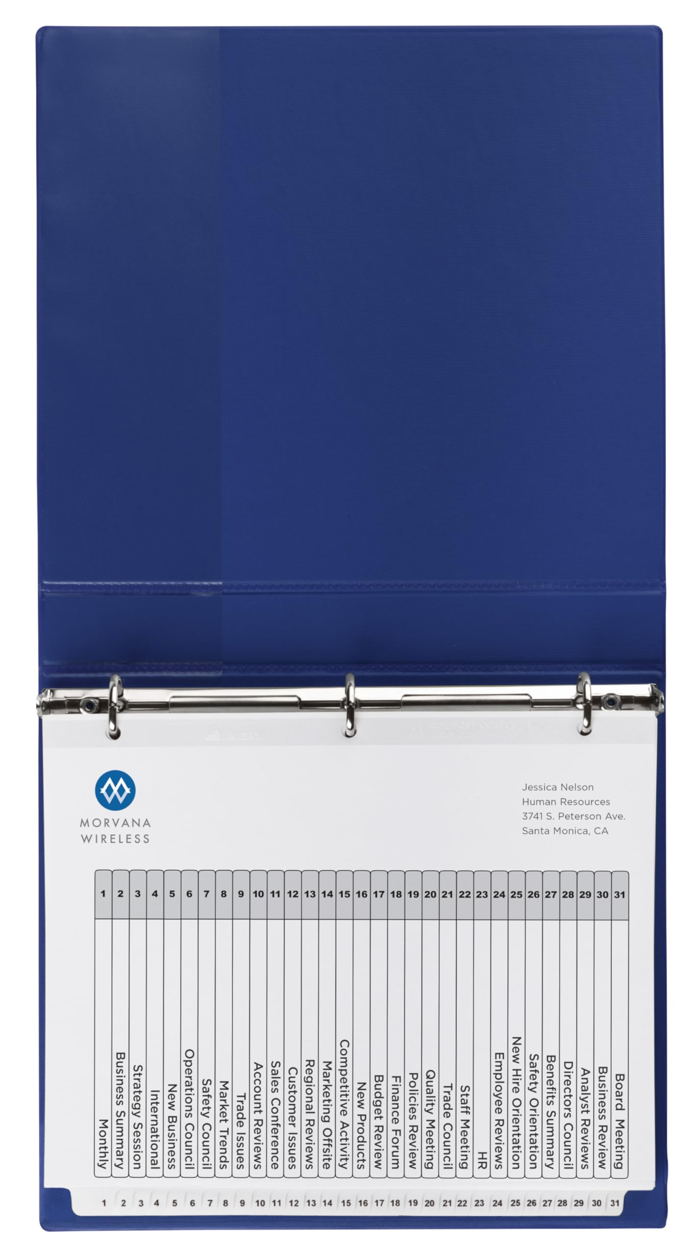 Avery Jan-Dec 12 Tab Dividers for 3 Ring Binders, Customizable Table of Contents, Multicolor Tabs, 3 Sets (44128)