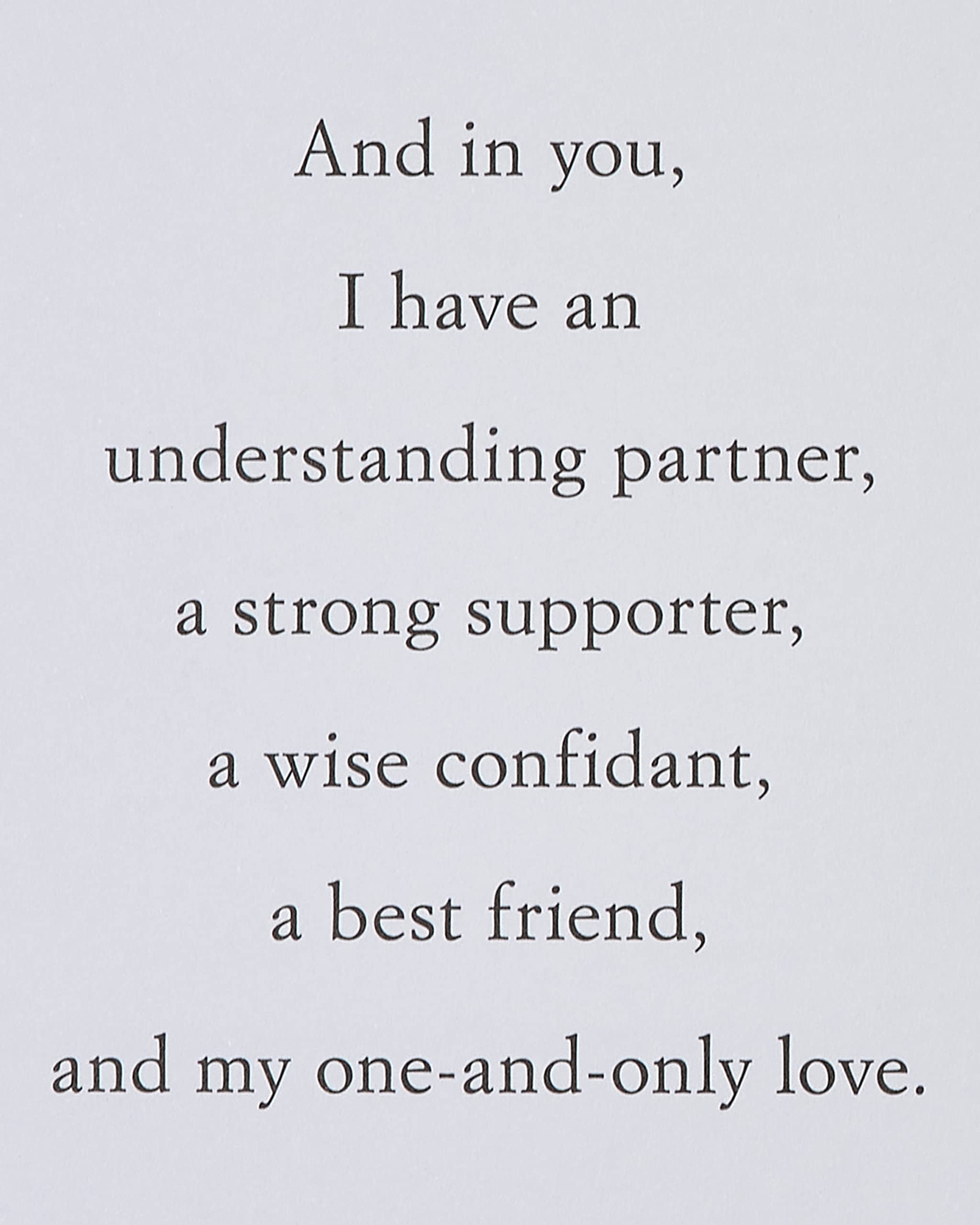 American Greetings Romantic Anniversary Card (Greatest Gift)