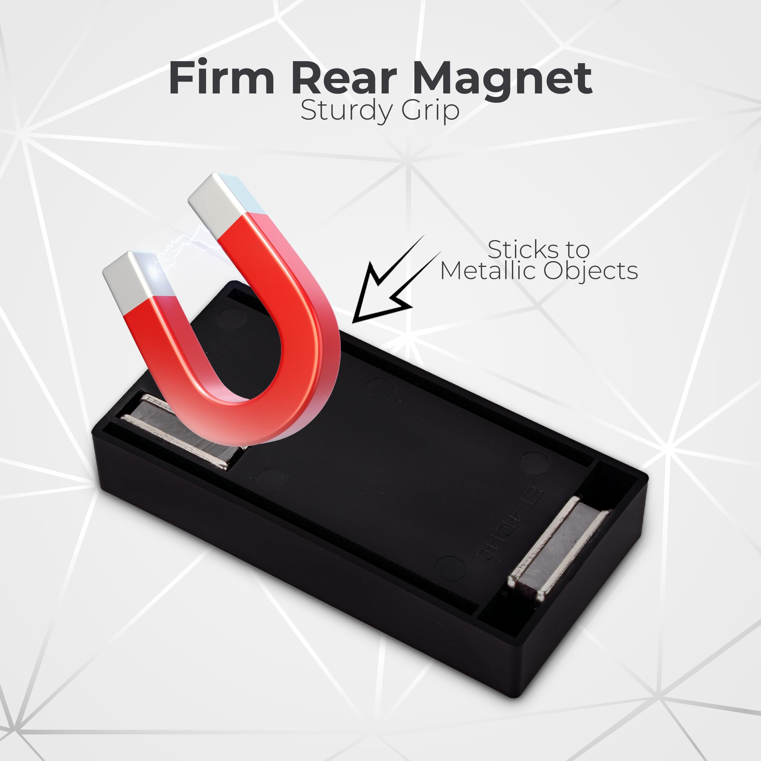 Hide A Key Magnetic Key Holder Under Car - Hide A Key for Your Car So You Never Lock Out - Plastic Magnet Key Hider to Store a Spare Key for Your Home, Storage, Office, or Vehicle - 3 pack - by RamPro