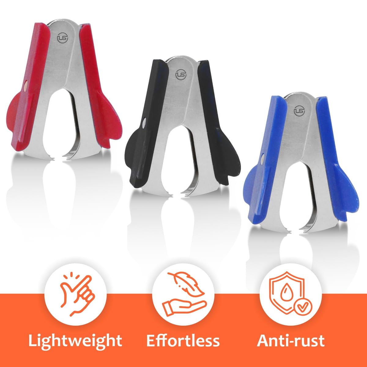 Staple Remover 2 Pack Staple Puller Pinch Jaw Style Staple Remover Tool, Stapler Removers