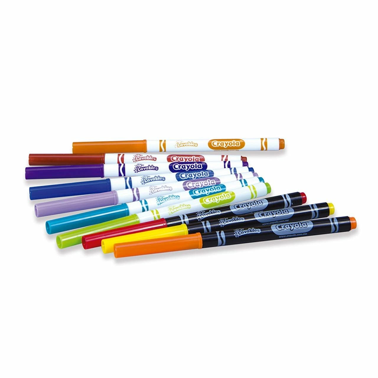 Crayola 588106 Washable Super Tips Markers, Assorted, 20/Set