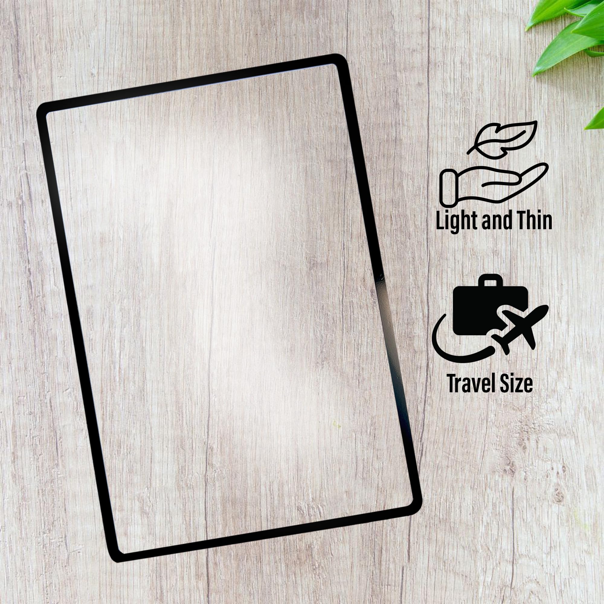 MagniPros Premium 3X (300%) Page Magnifying Lens with 3 Bonus Bookmark Magnifiers for Reading Small Prints, Low Vision Aids & Solar Projects