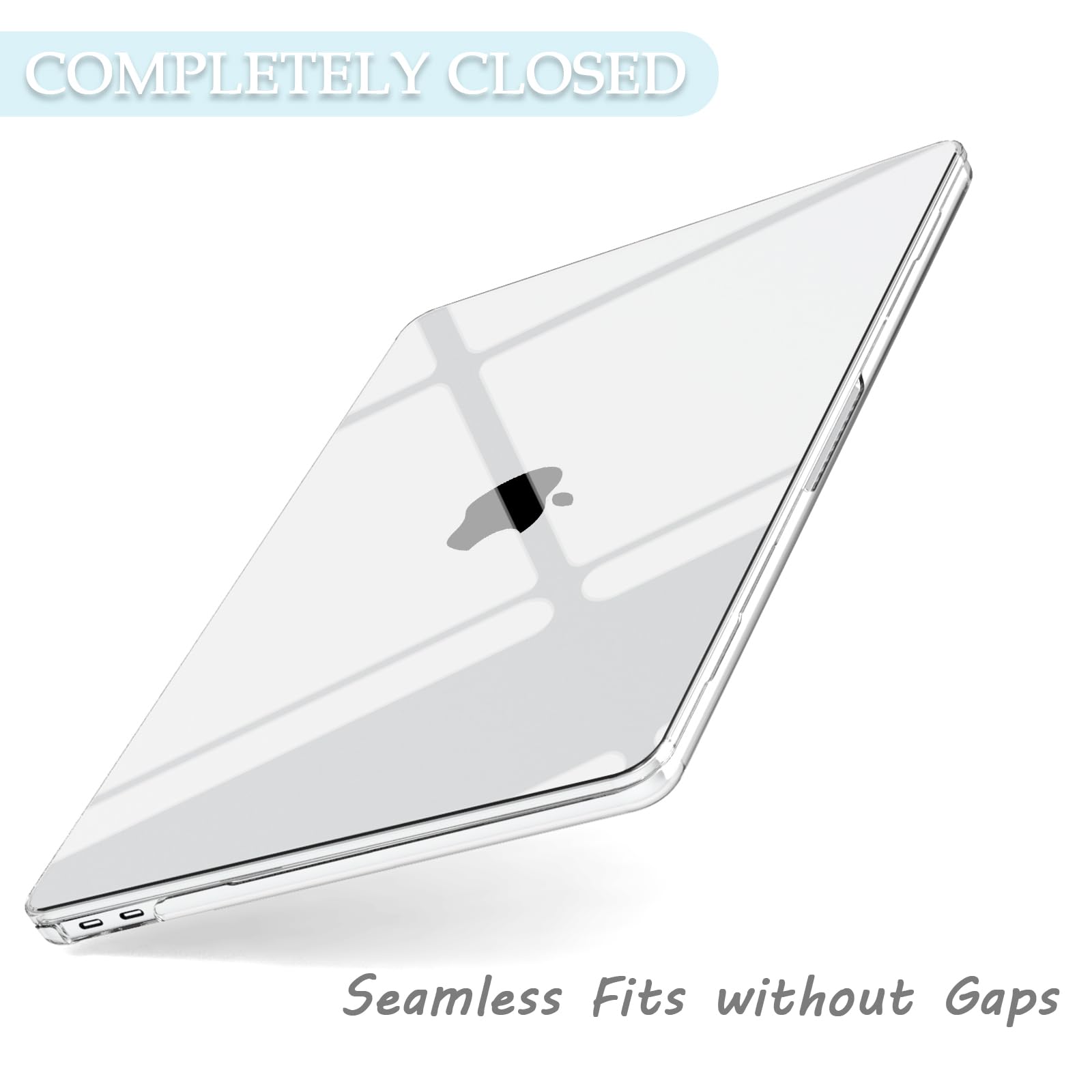 B BELK Compatible with MacBook Air 13 inch Case M1, MacBook Air Case 2021 2020 2019 2018 Model A2337 A2179 A1932 with Touch ID, Clear Plastic Laptop Hard Shell + 2 Keyboard Covers + Screen Protector