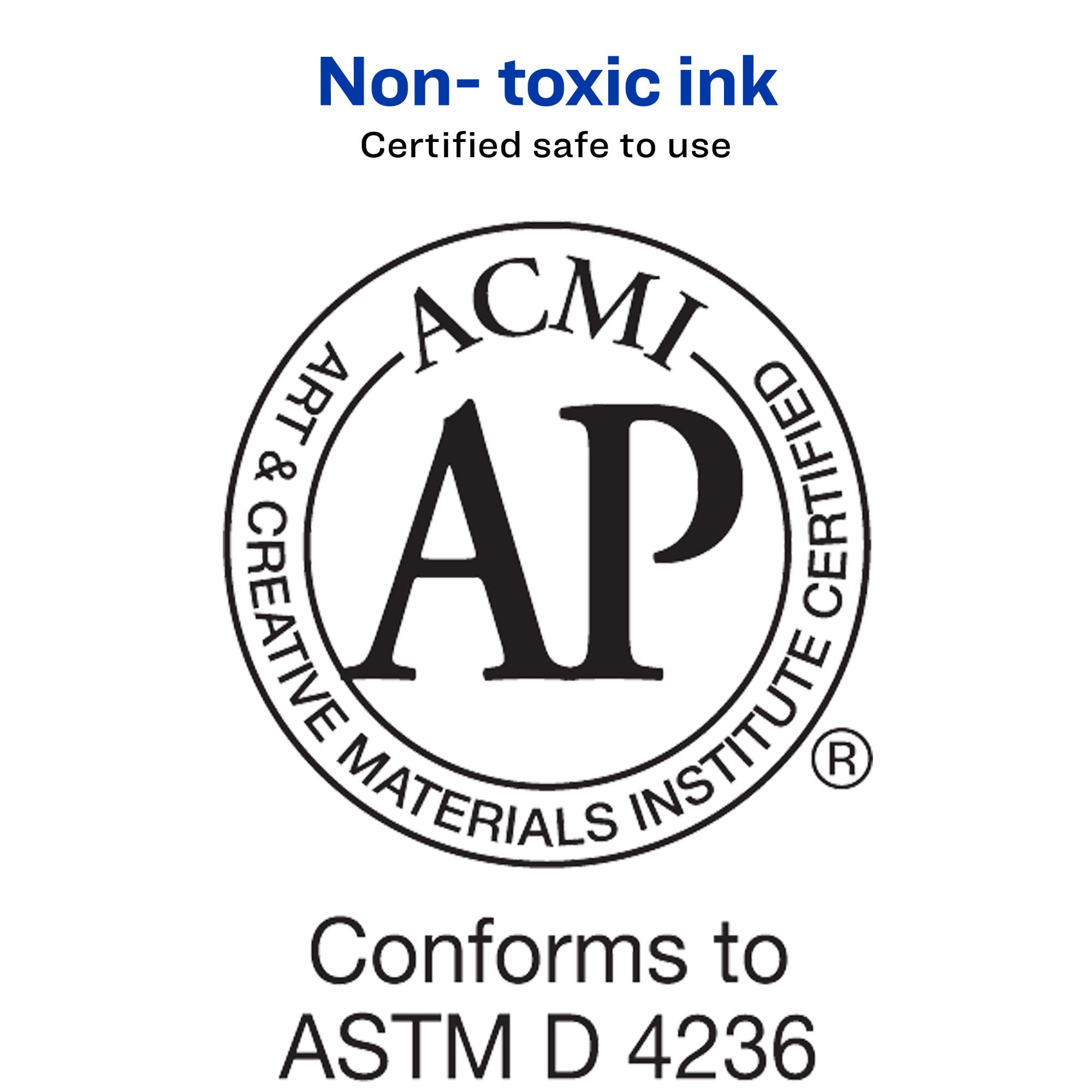 Avery Carter's Foam Stamp Pad, 2.75 x 4.25 Inch, Black, 1 Pad (21381)