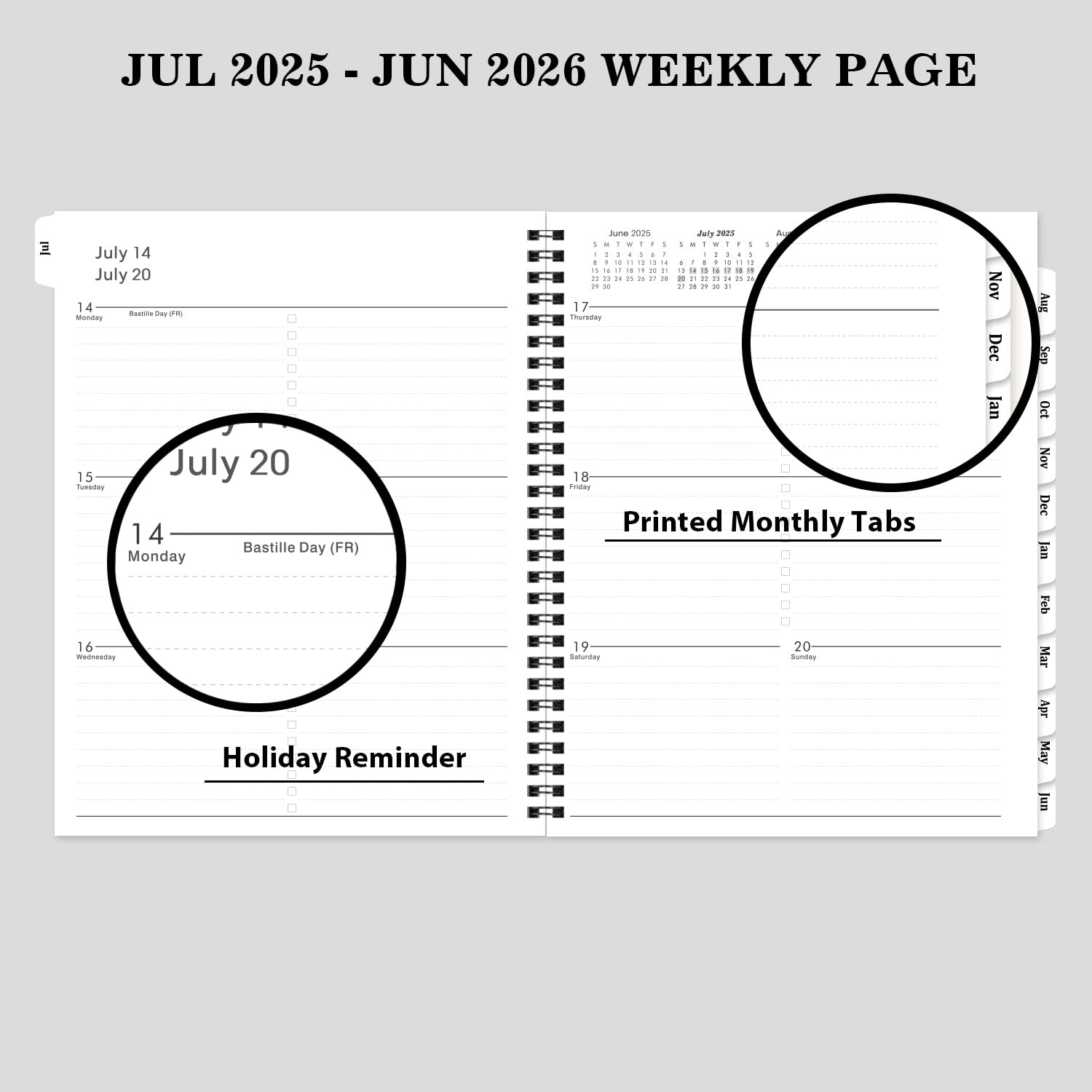 2023 Planner - Jan 2023 - Dec 2023, 8" x 10" (with Twin-Wire Binding), Planner 2023 with Weekly & Monthly Spreads, Strong Twin-Wire Binding, Round Corner, Improving Your Time Management Skill
