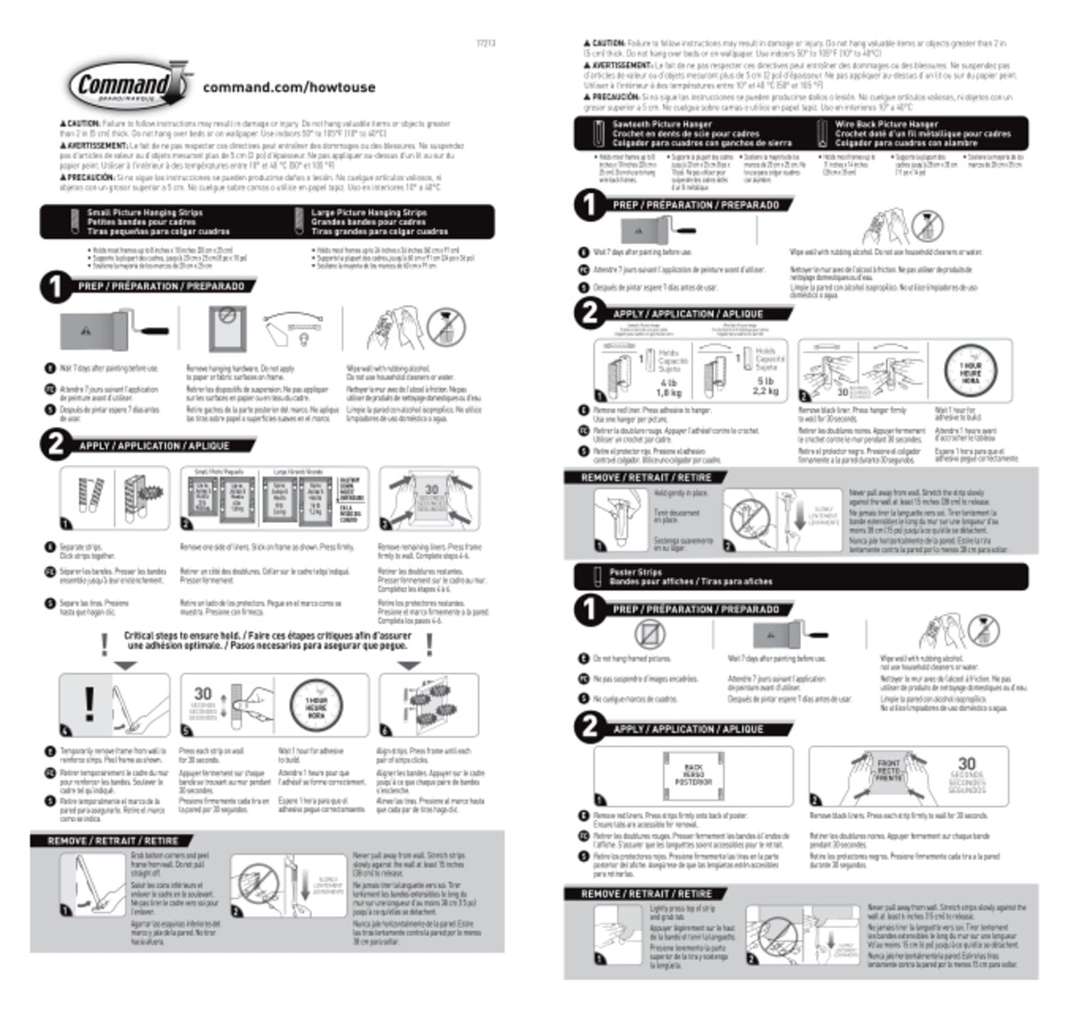 Command Picture Hanging Kit, Various Sized Picture Hanging Hooks and Strips to Hang Up to 15 Pictures, Indoor Use, Decorate Damage-Free