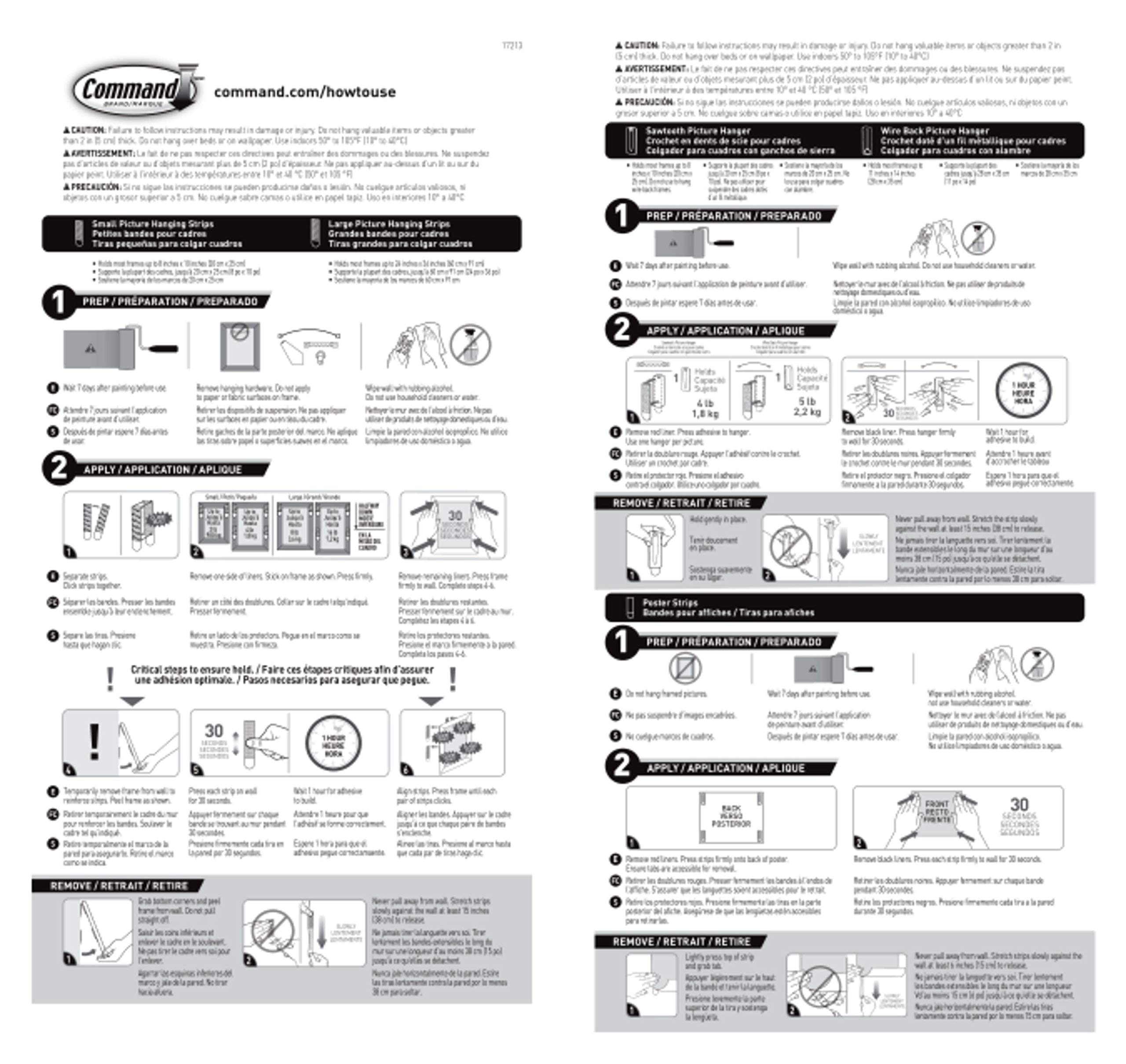 Command Picture Hanging Kit, Various Sized Picture Hanging Hooks and Strips to Hang Up to 15 Pictures, Indoor Use, Decorate Damage-Free