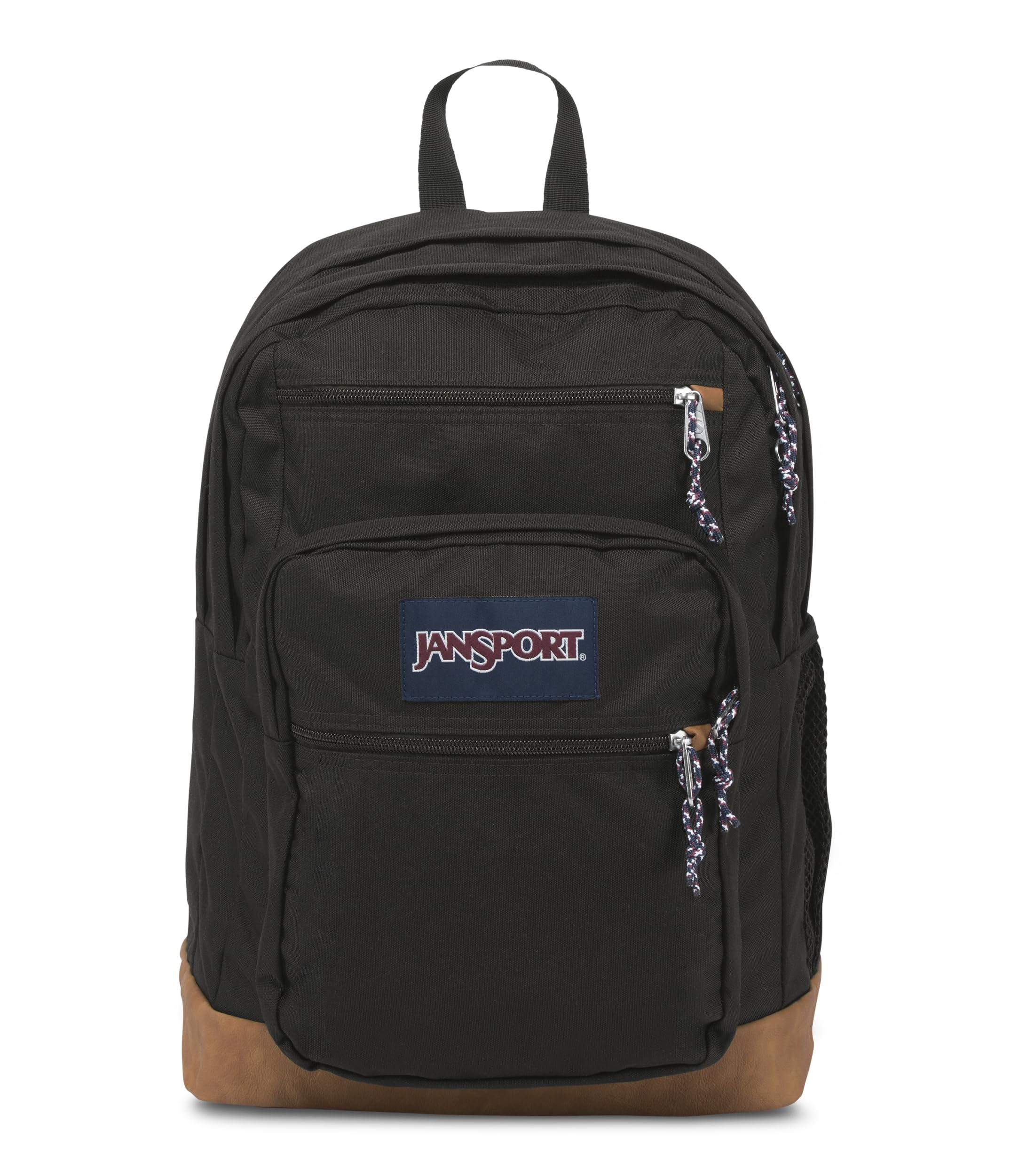 JanSport Cool Student Backpack for College Students, Teens, with 15-inch Laptop Sleeve, Black - Large Computer Bag Rucksack with 2 Compartments, Ergonomic Straps - Bookbag for Men, Women
