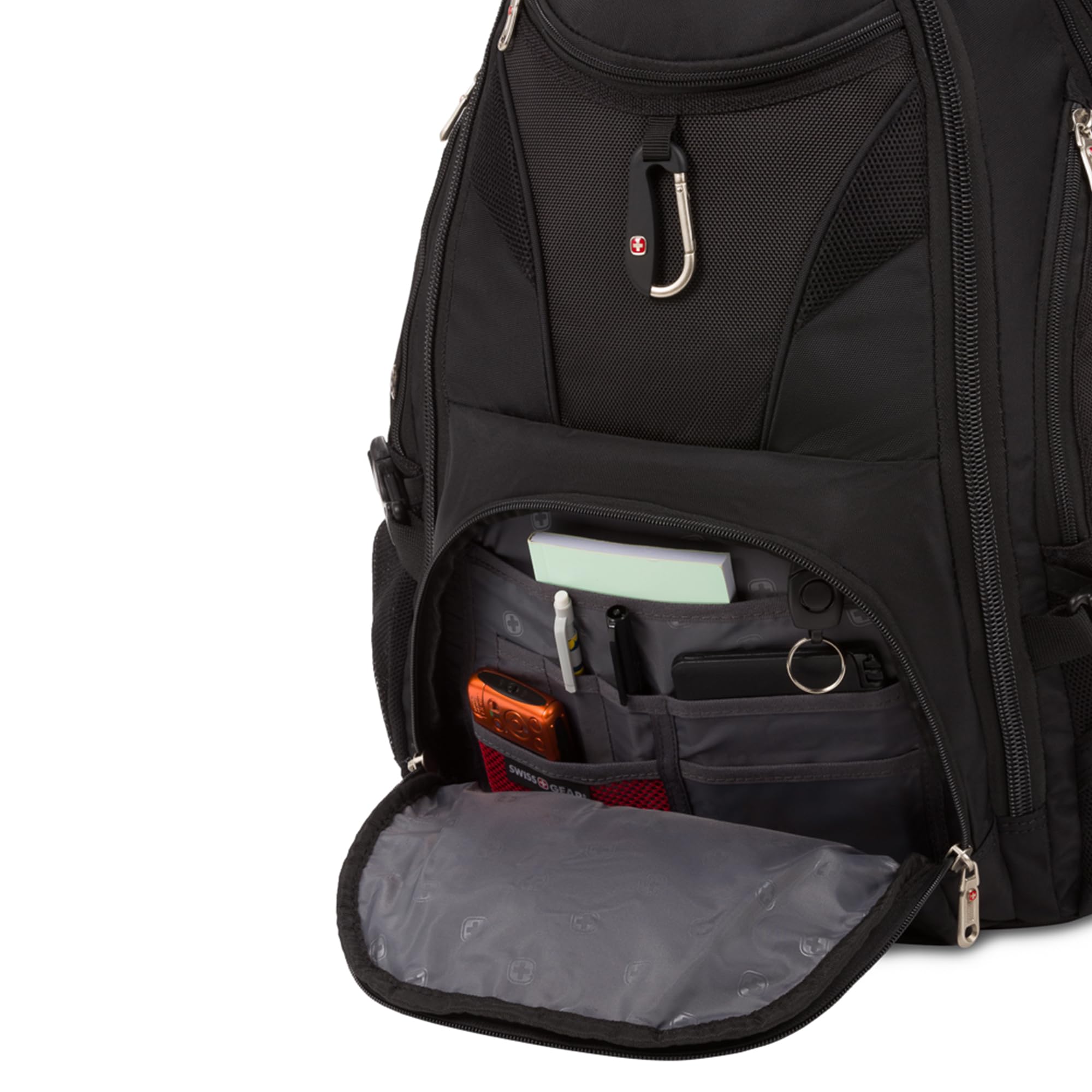 SwissGear 1900 Scansmart TSA 17-Inch Laptop Backpack, Black, 19