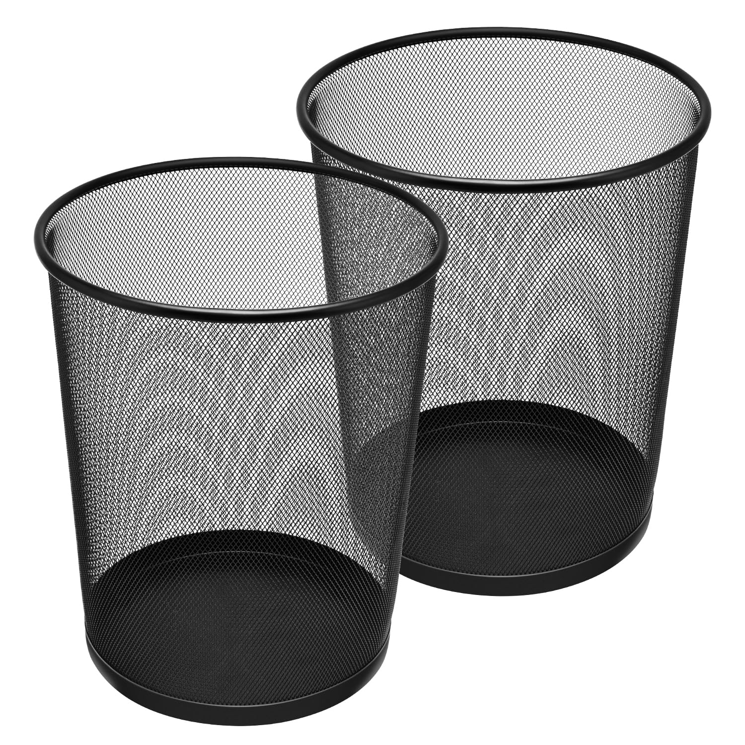 Amazon Basics Mesh Waste Basket, 2-Pack