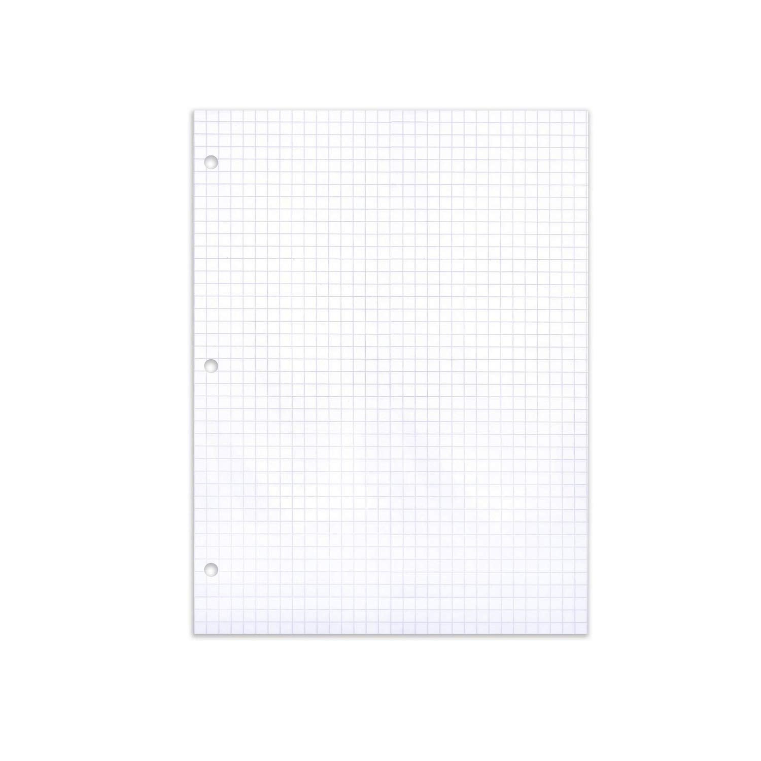 Amazon Basics Graph Ruled Loose Leaf Filler Paper, 100 Sheet, 11 x 8.5 Inch, Pack of 6