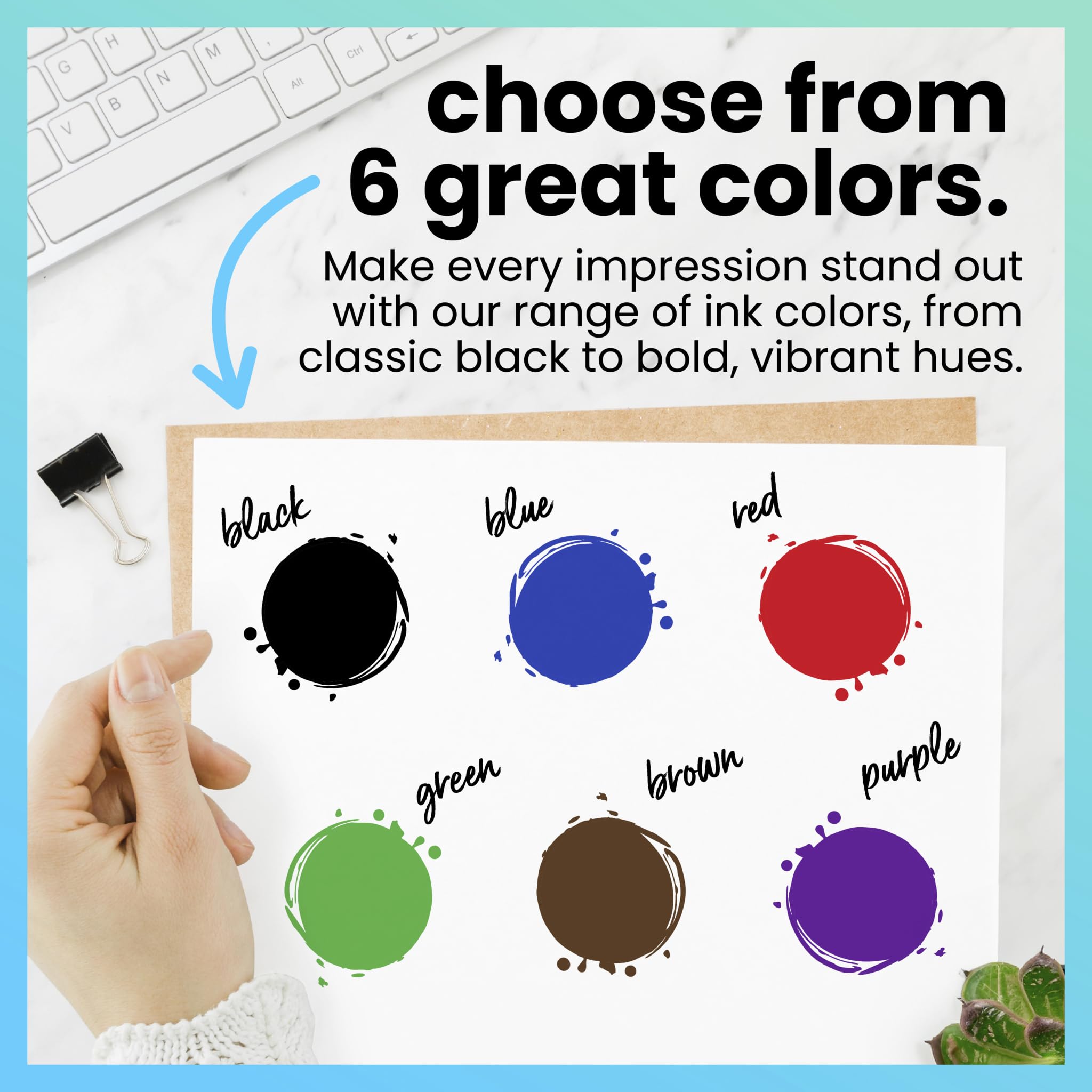 Self Inking Stamp Refill Ink - 2 oz. - Black Ink