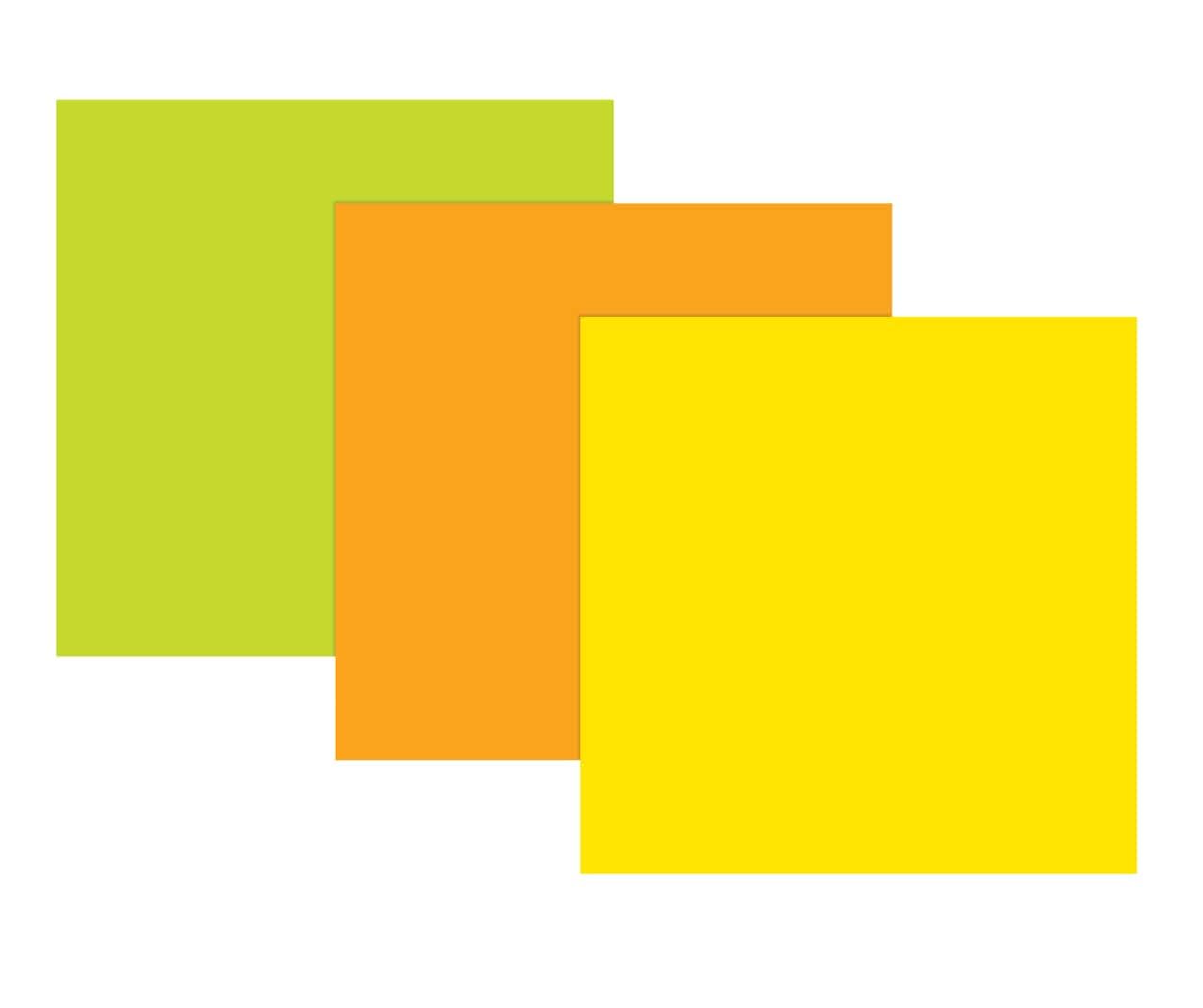 Post-it Super Sticky Big Notes, 11 in x 11 in, 1 Pad, 2X The Sticking Power, Neon Green (BN11G)