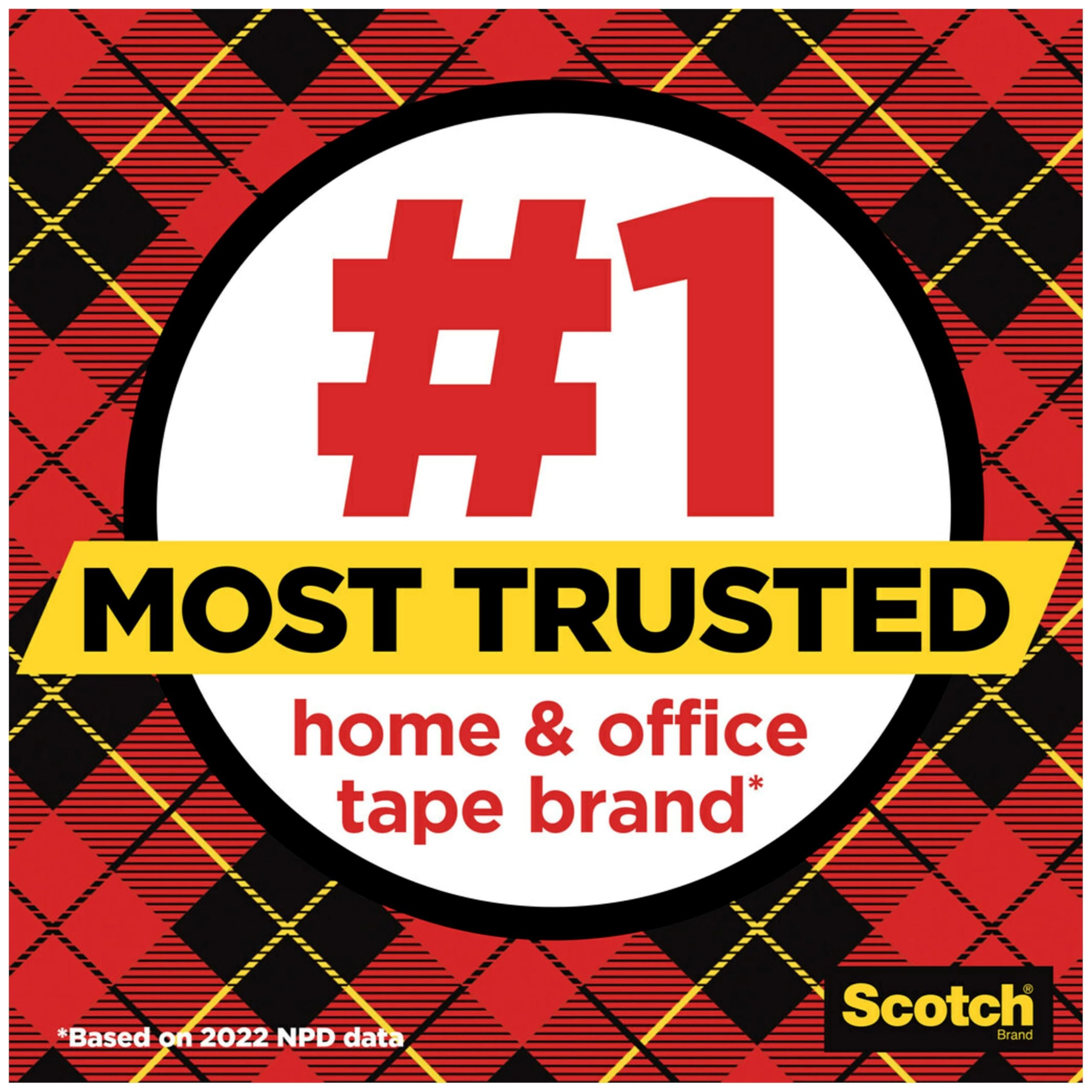 Scotch Super-Hold Tape, 6 Rolls, 50% More Adhesive, Trusted Favorite, 3/4 x 800 Inches, Boxed (700S6)