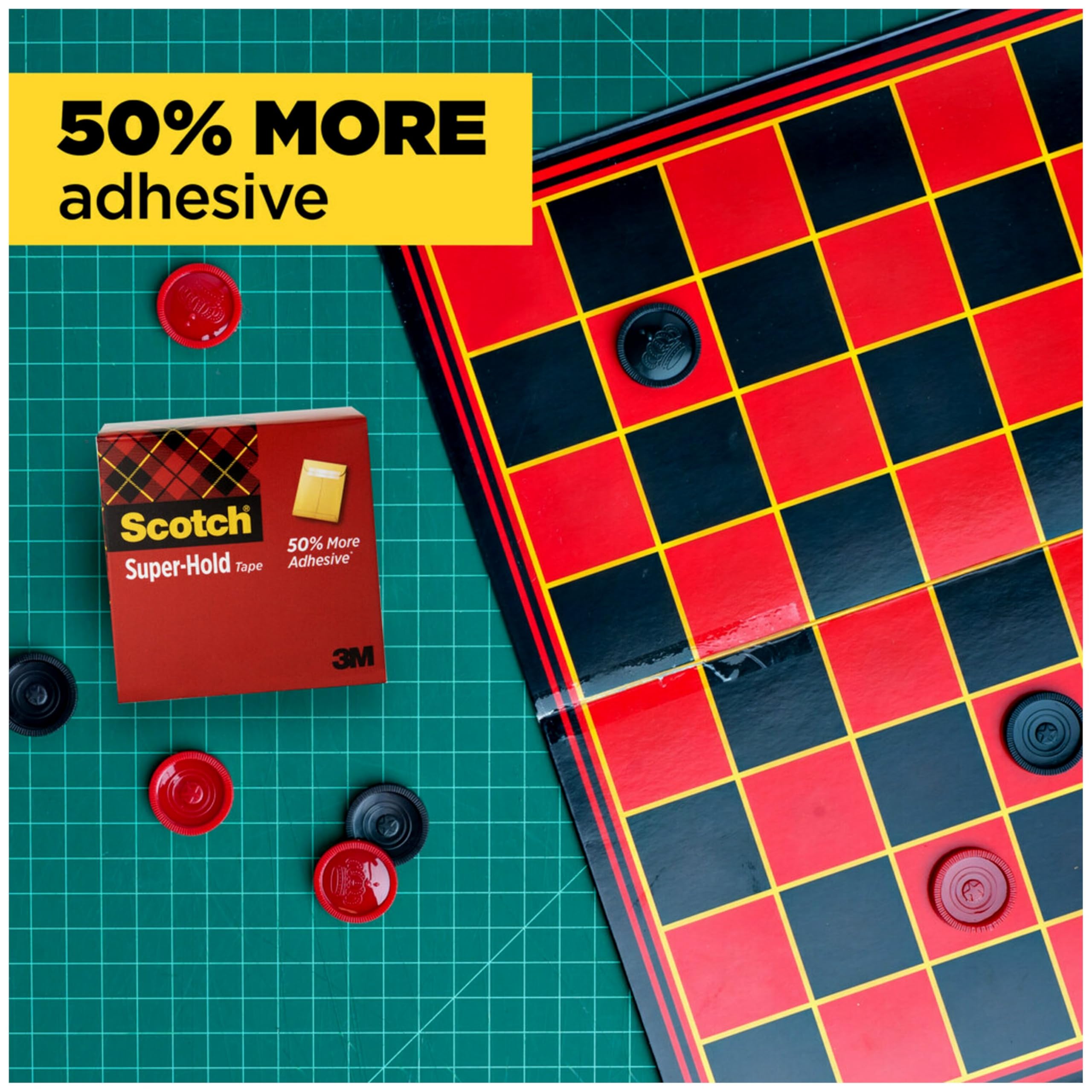 Scotch Super-Hold Tape, 6 Rolls, 50% More Adhesive, Trusted Favorite, 3/4 x 800 Inches, Boxed (700S6)