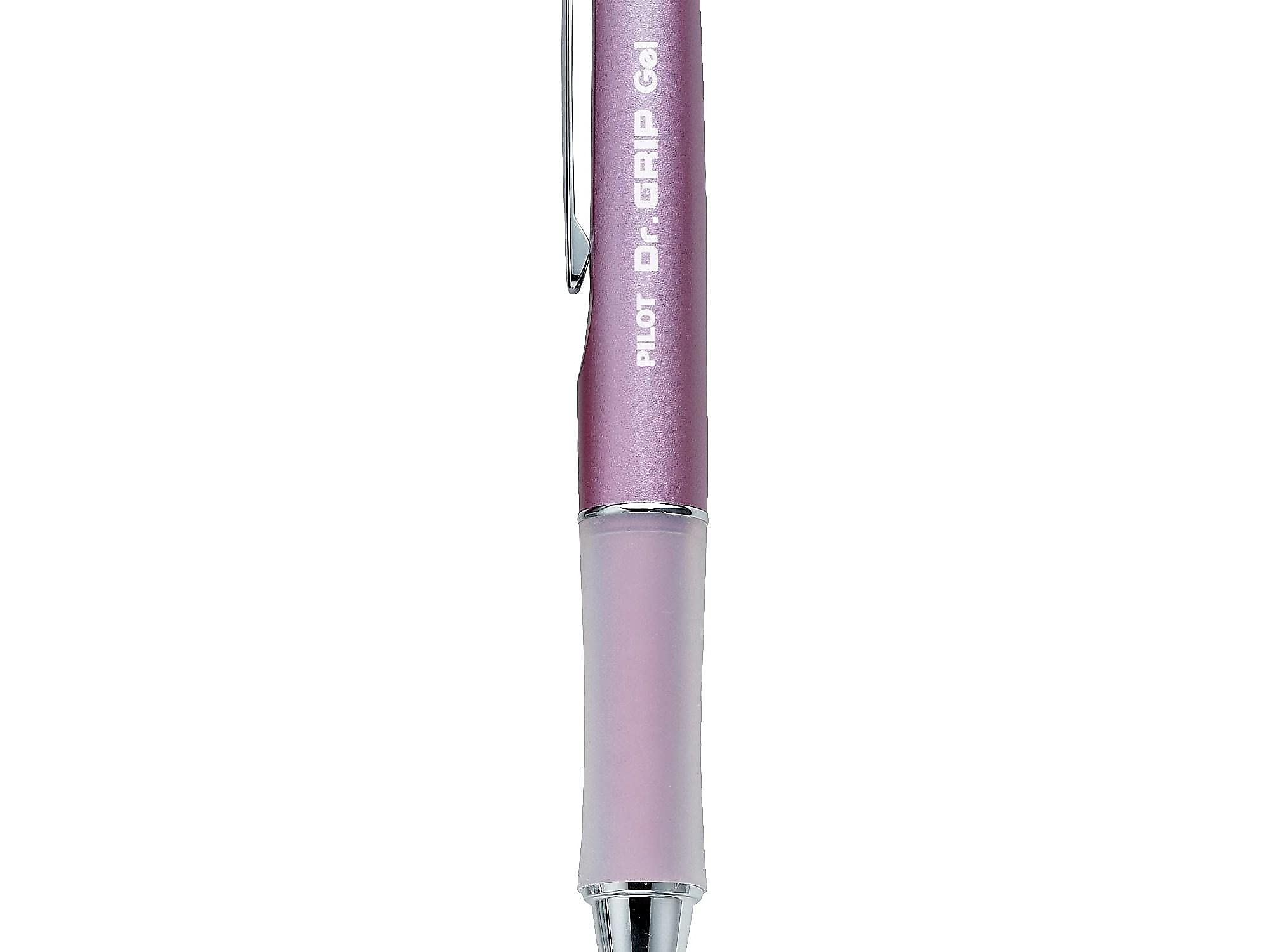 Pilot 36273 Dr. Grip Roller Ball Retractable Gel Pen, Fine, Metallic Mauve Barrell-Black