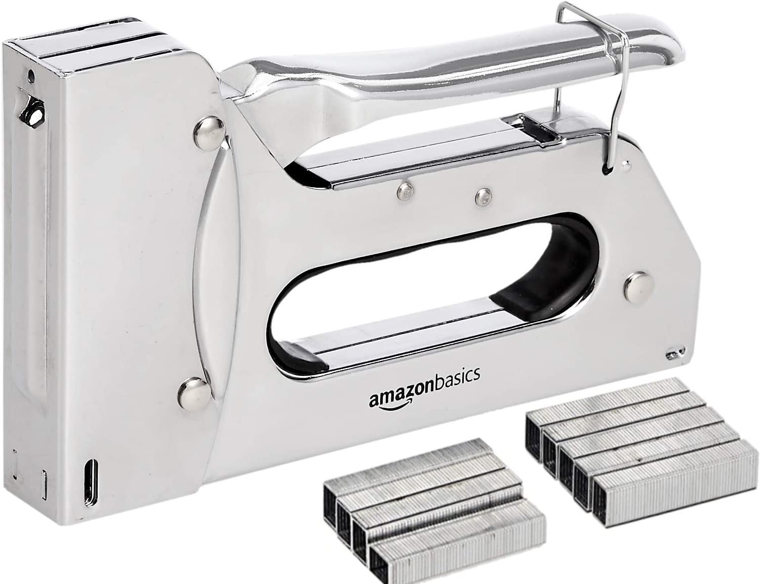 Amazon Basics Manual Staple Gun Stapler with 1000 Staples