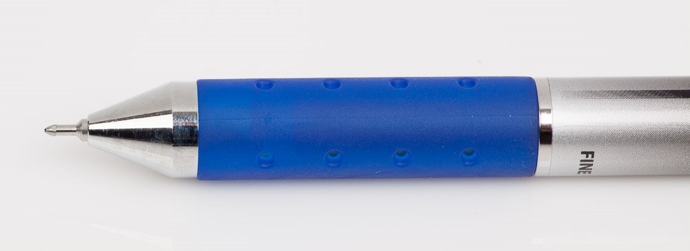 TUL Retractable Gel Pens 0.5mm Needle Point Fine, Black/Blue Bundle (2 4-packs)