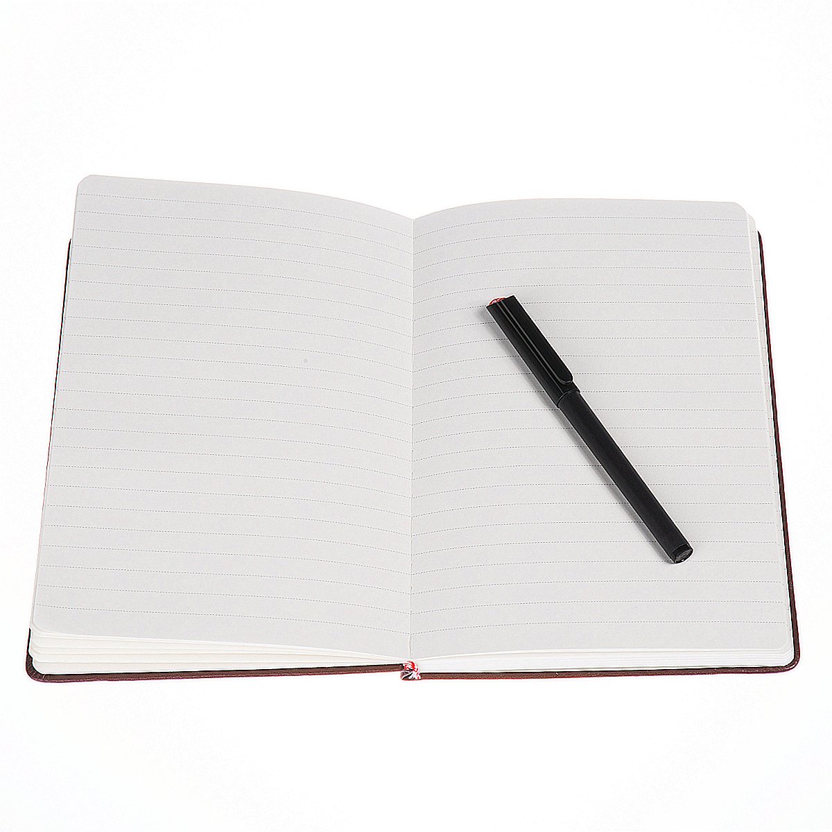 Hardercover Journals 200 Pages, WERTIOO Diary Leather Lined Journal Notebook Writing A5 100gsm Thick Paper Notebooks with Pen Hold for Work Men Women, 8.4 x 5.7 in