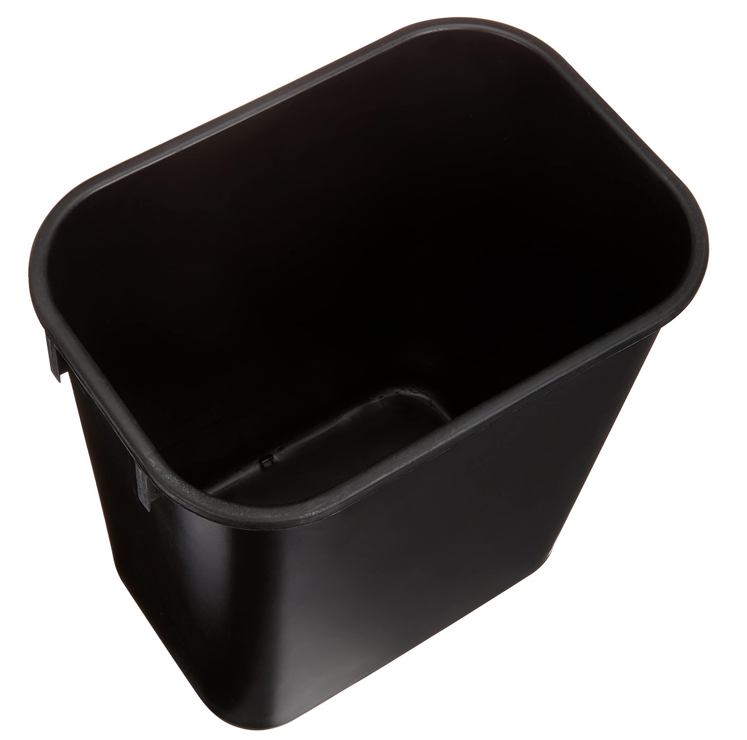 AmazonCommercial 3 Gallon Commercial Office Wastebasket, Black, 2-Pack