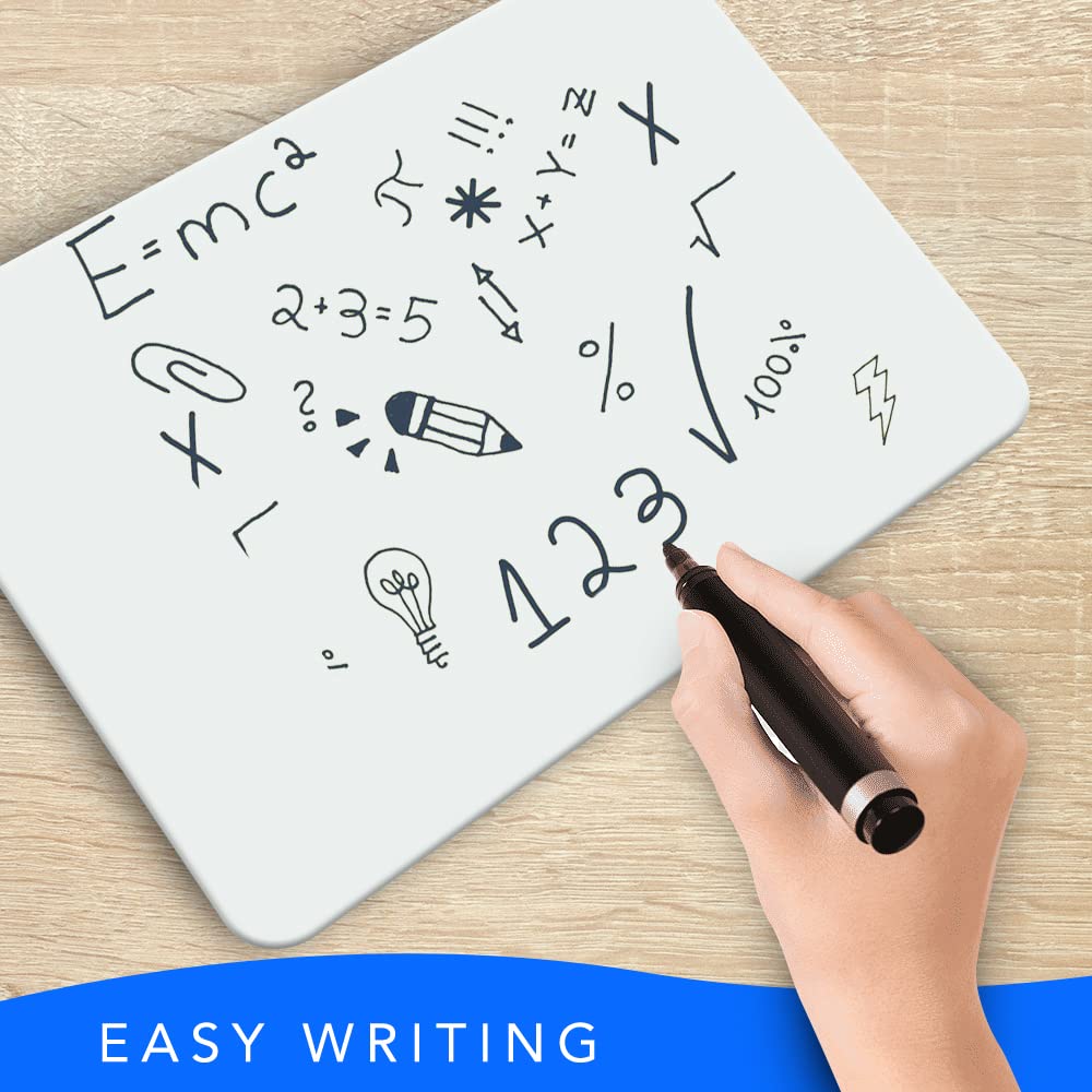 Small White Board- Small Dry Erase Board 2pk.| Double Sided Lapboard Mini Dry Erase Board Perfect for Homeschool Supplies, Office, Classroom Ideal Dry Erase Board for Kids.