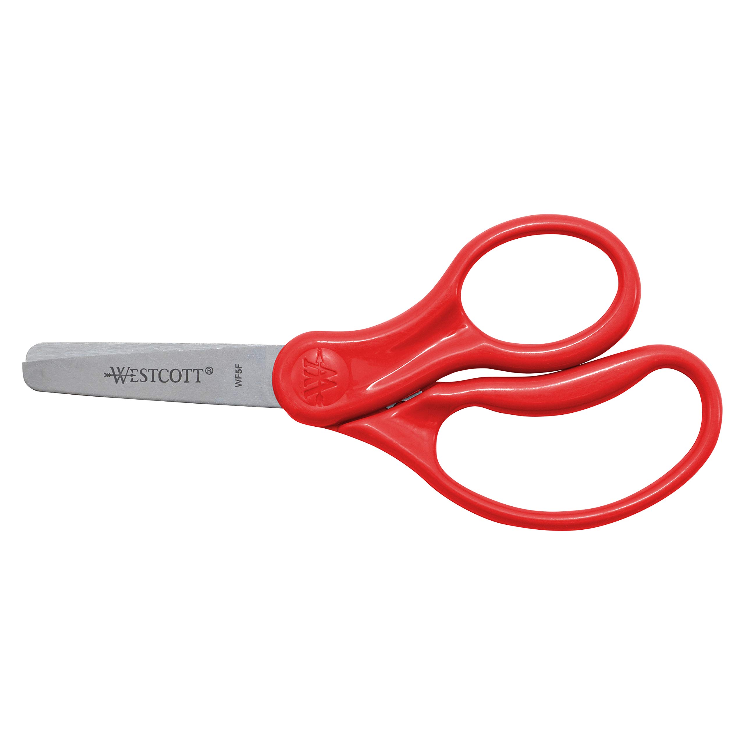 Westcott 16454 Right- and Left-Handed Scissors, Kids' Scissors, Ages 4-8, 5-Inch Blunt Tip, Assorted, 6 Pack