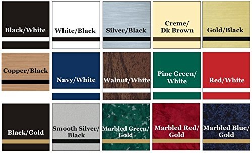 Lasercrafting Personalized Office Name Plate With Optional Wall or Desk Holder - 2x8 - CUSTOMIZE. Choose from a variety of colors and fonts to match your style. Great gift idea.
