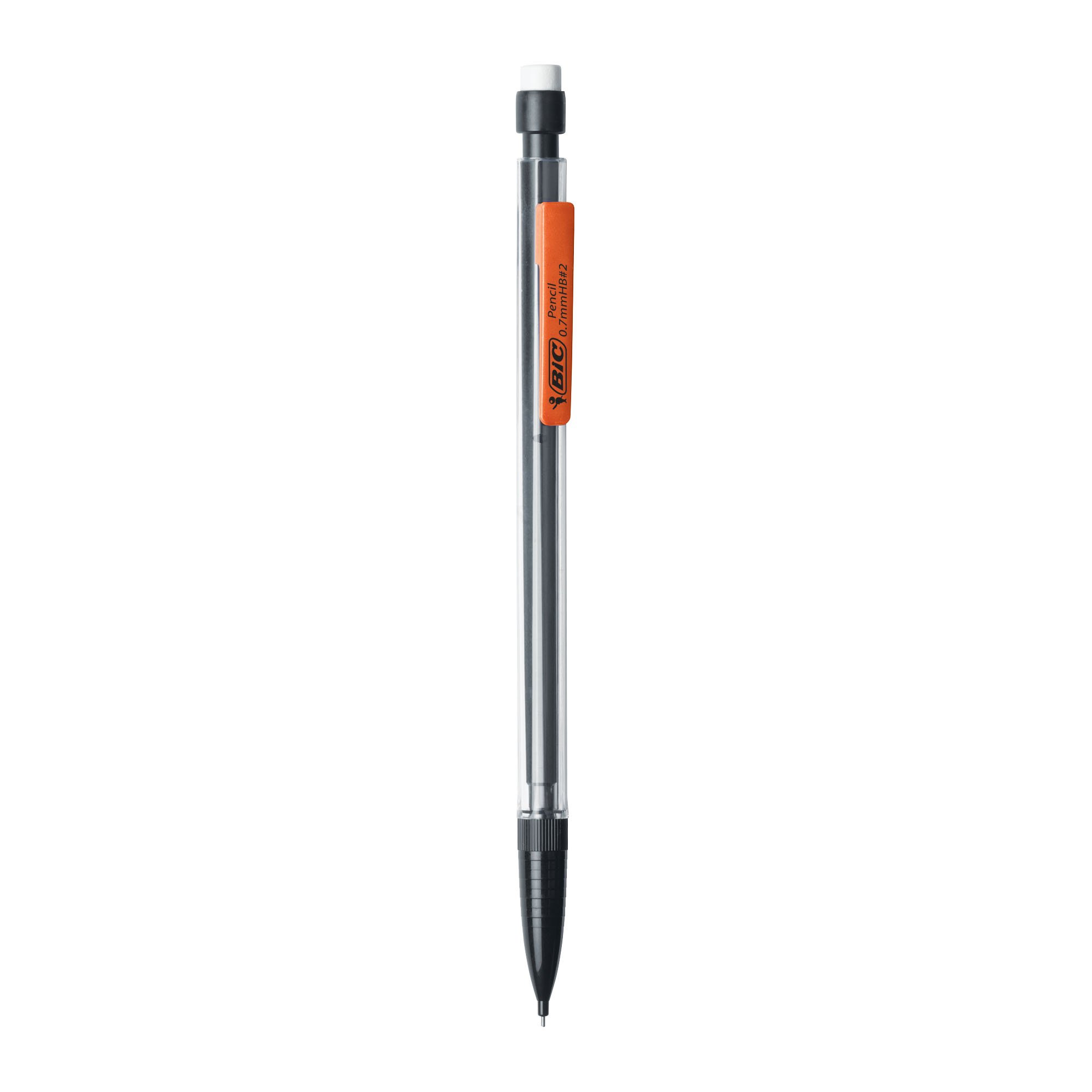 BIC Xtra-Precision Mechanical Pencil, Clear Barrel, Fine Point (0.5mm), 5-Count