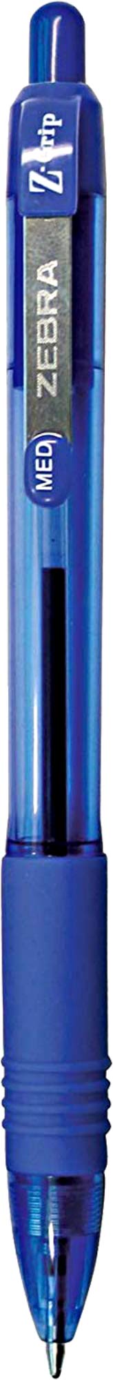 Zebra Pen bulk pack of 48 ink pens Z-Grip Retractable ballpoint pens Medium point 1.0 mm 24 black pens & 24 Blue pens combo pack