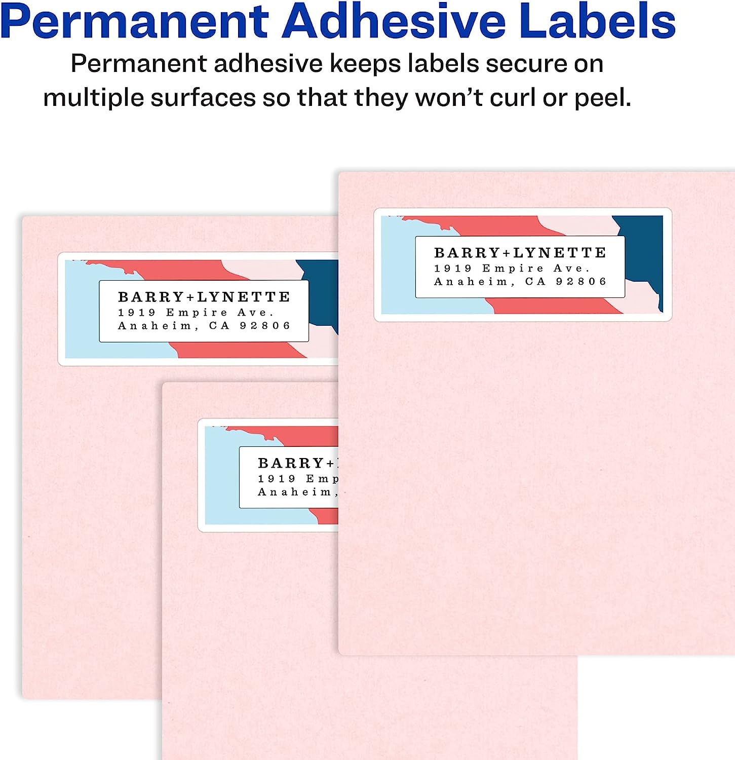 Avery Mailing Address Labels, Laser Printers, 3,450 Labels, 1 x 2-5/8, Permanent Adhesive, FBA Labels (5160)