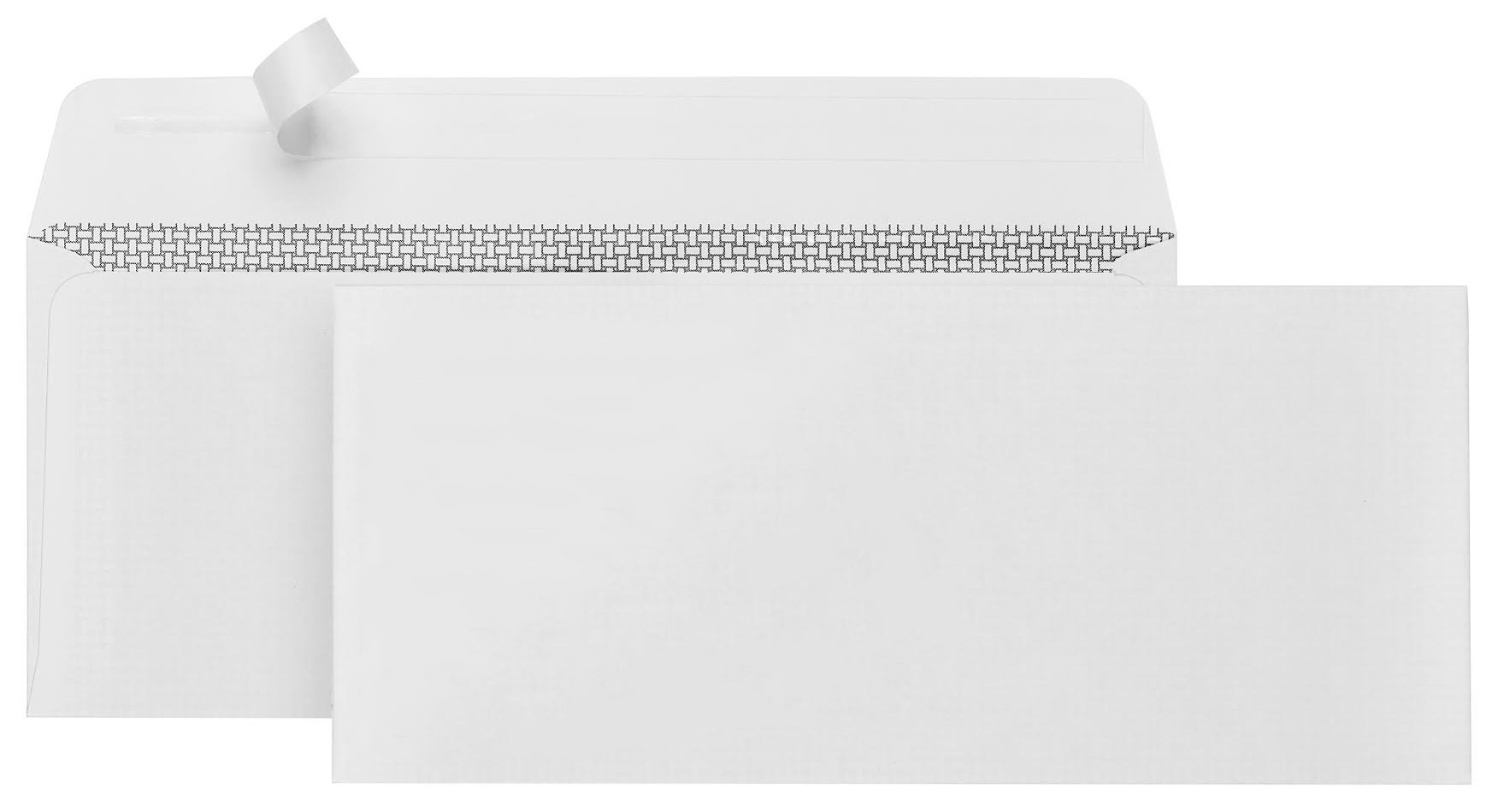 500 No. 10 Self Seal Security Envelopes - 10 Envelopes Self Seal Designed for Secure Mailing - Security Tinted with Printer Friendly Design - Number 10 Size 4 1/8 x 9 ½ Inch - Pack of 500