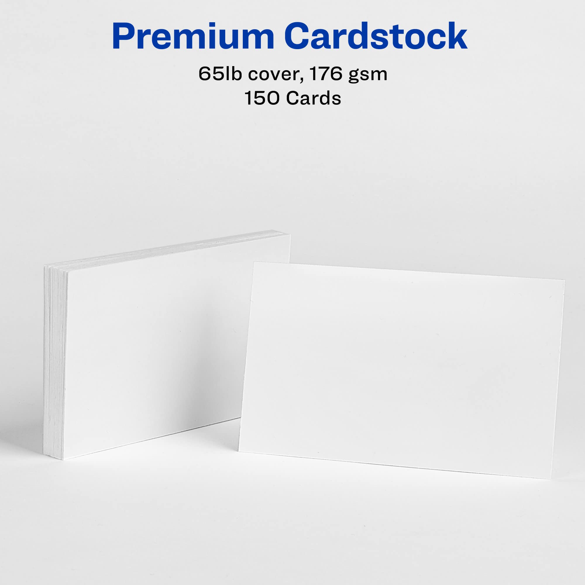 Avery Printable 3" x 5" Cards, 150 Blank Index Cards -- Great for Recipe Cards and Flashcards (5388)