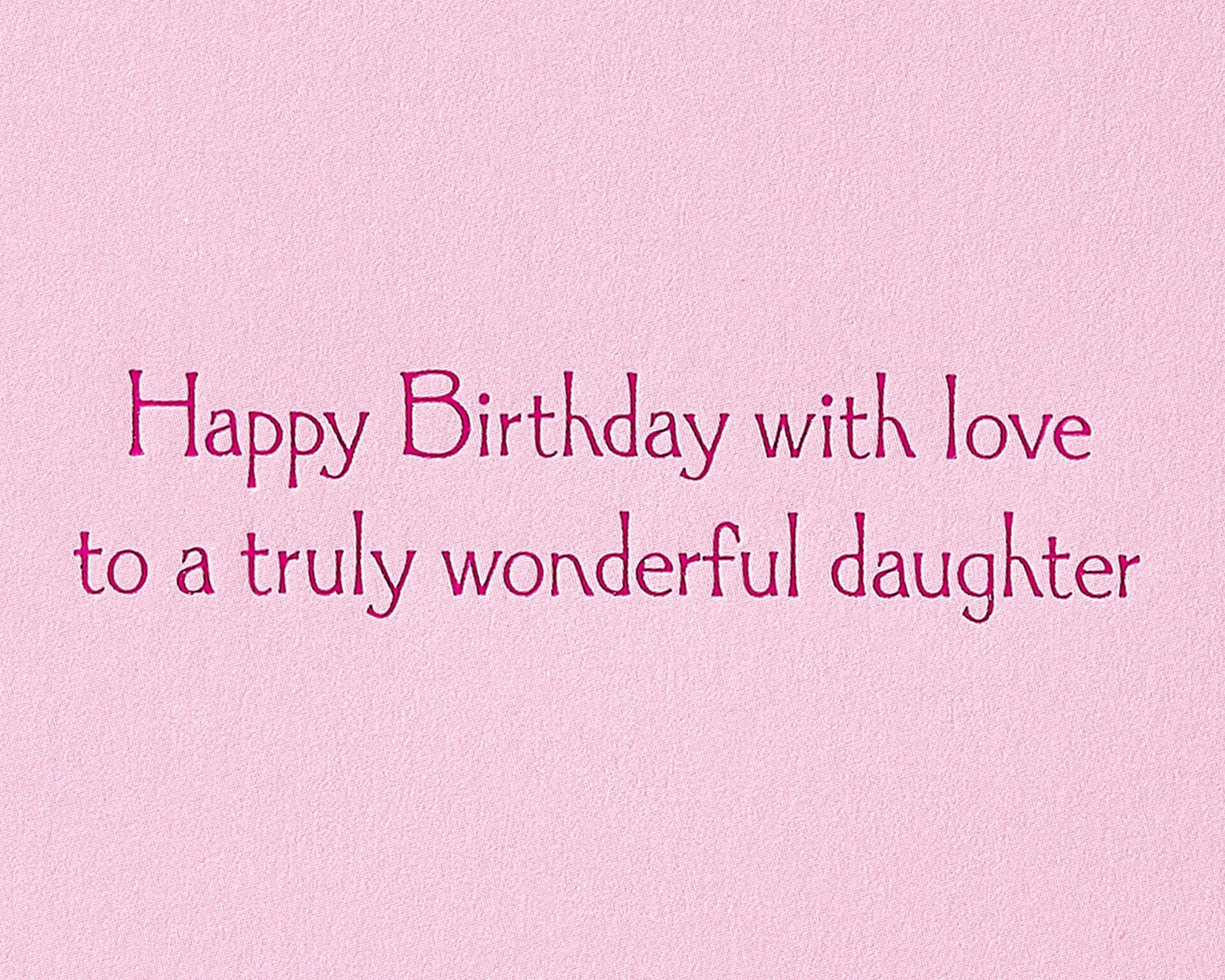 Papyrus Birthday Card for Daughter (Truly Wonderful Daughter)