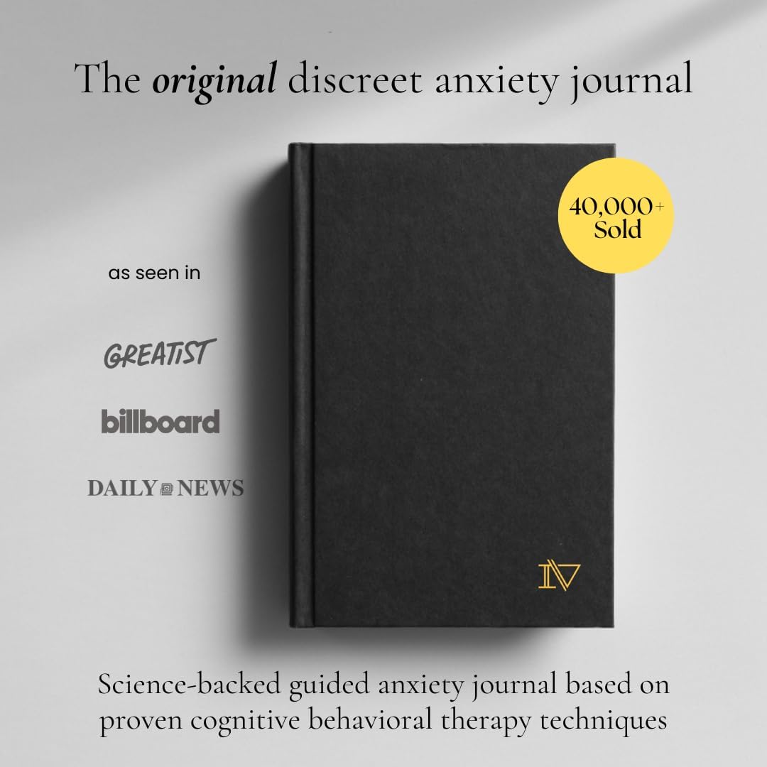 Worry for Nothing: A Discreet, Guided Anxiety Journal | Journal with Prompt to Calm Anxiety & Improve Mental Health | Promotes Stress Relief & Self Care