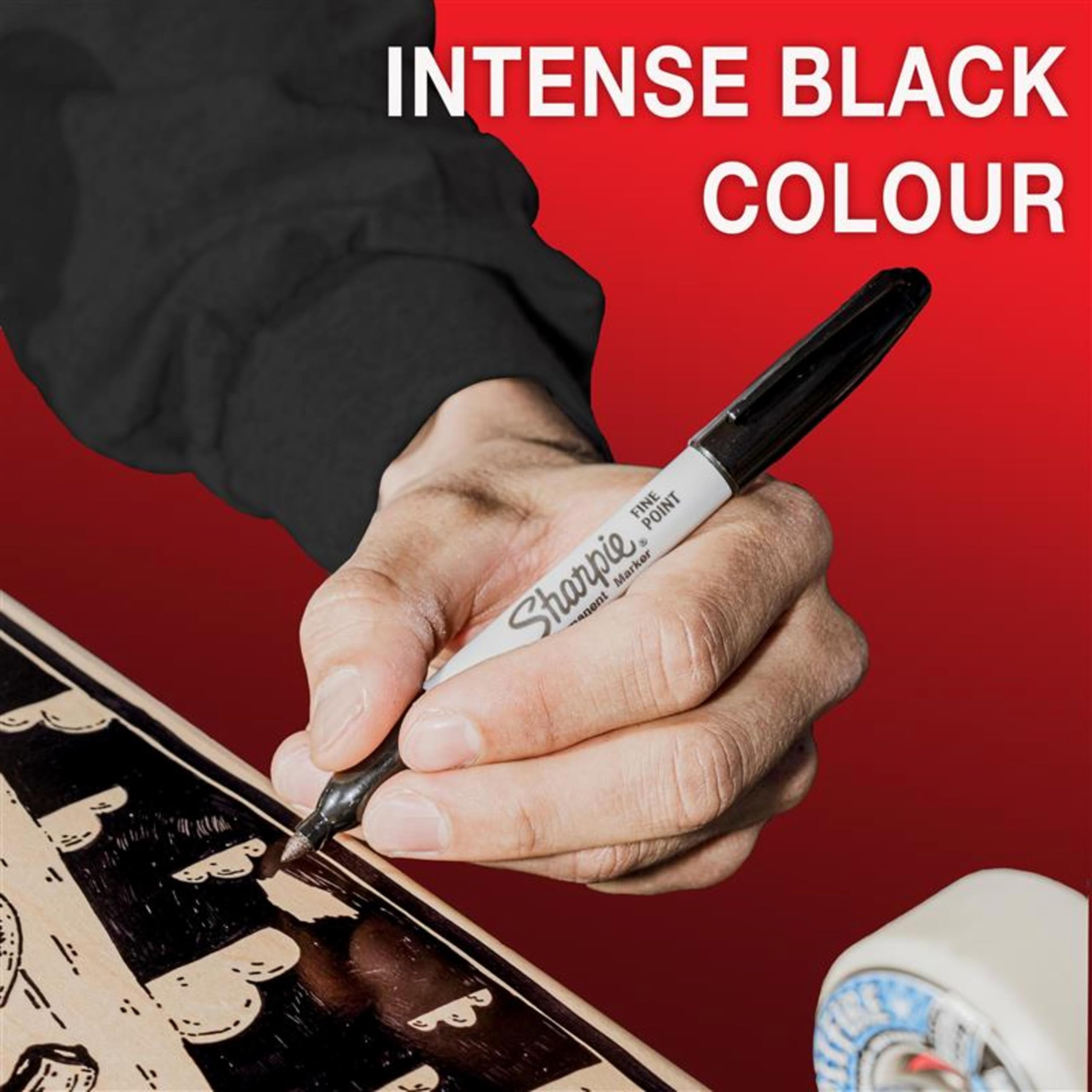 SHARPIE Permanent Markers | Fine Point | Black | 2 Count
