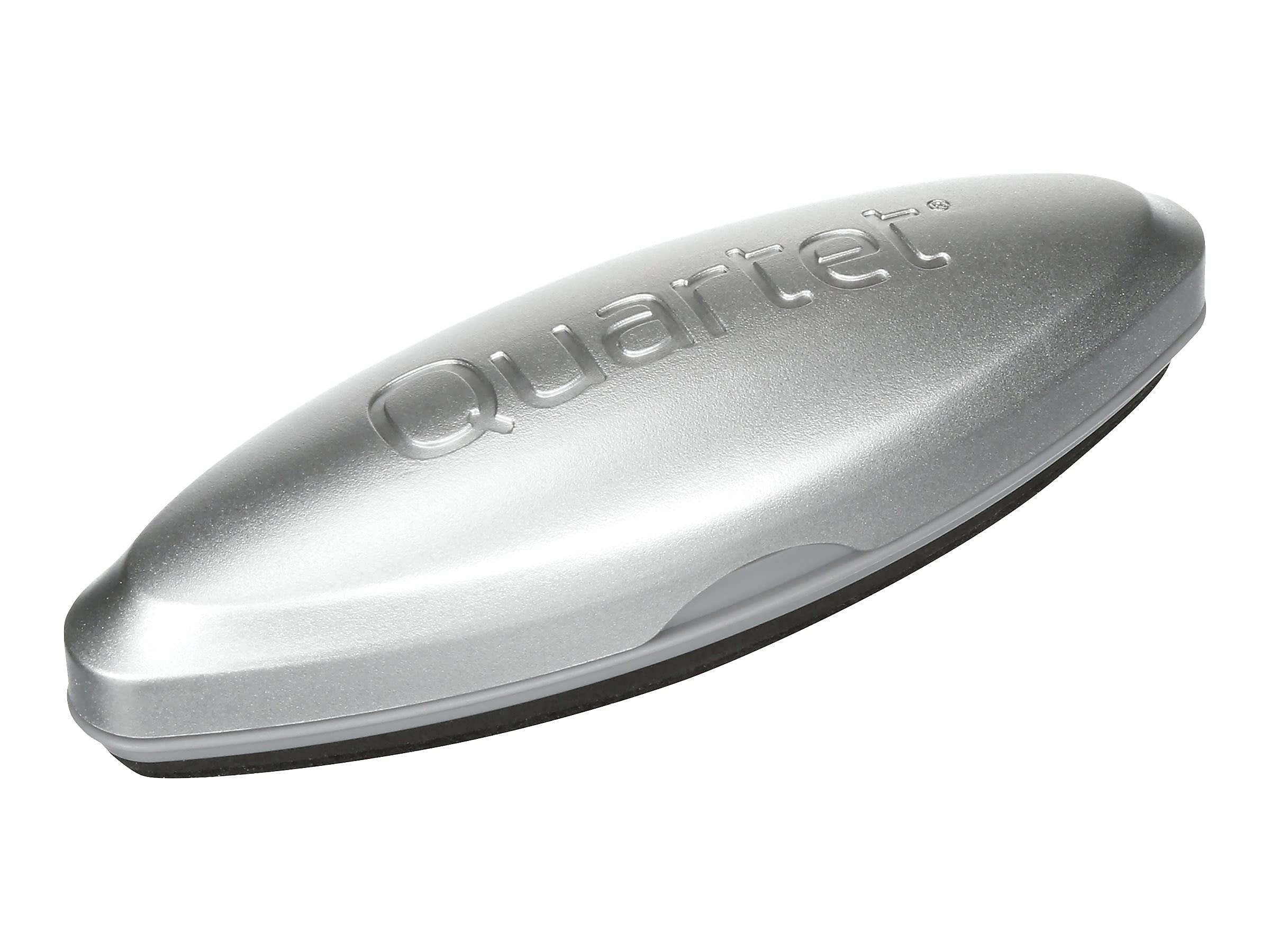Quartet Glass Whiteboard Eraser, Premium, Magnetic, 3-In-1, 6-1/2"x1-3/8", Silver (SFEB3)