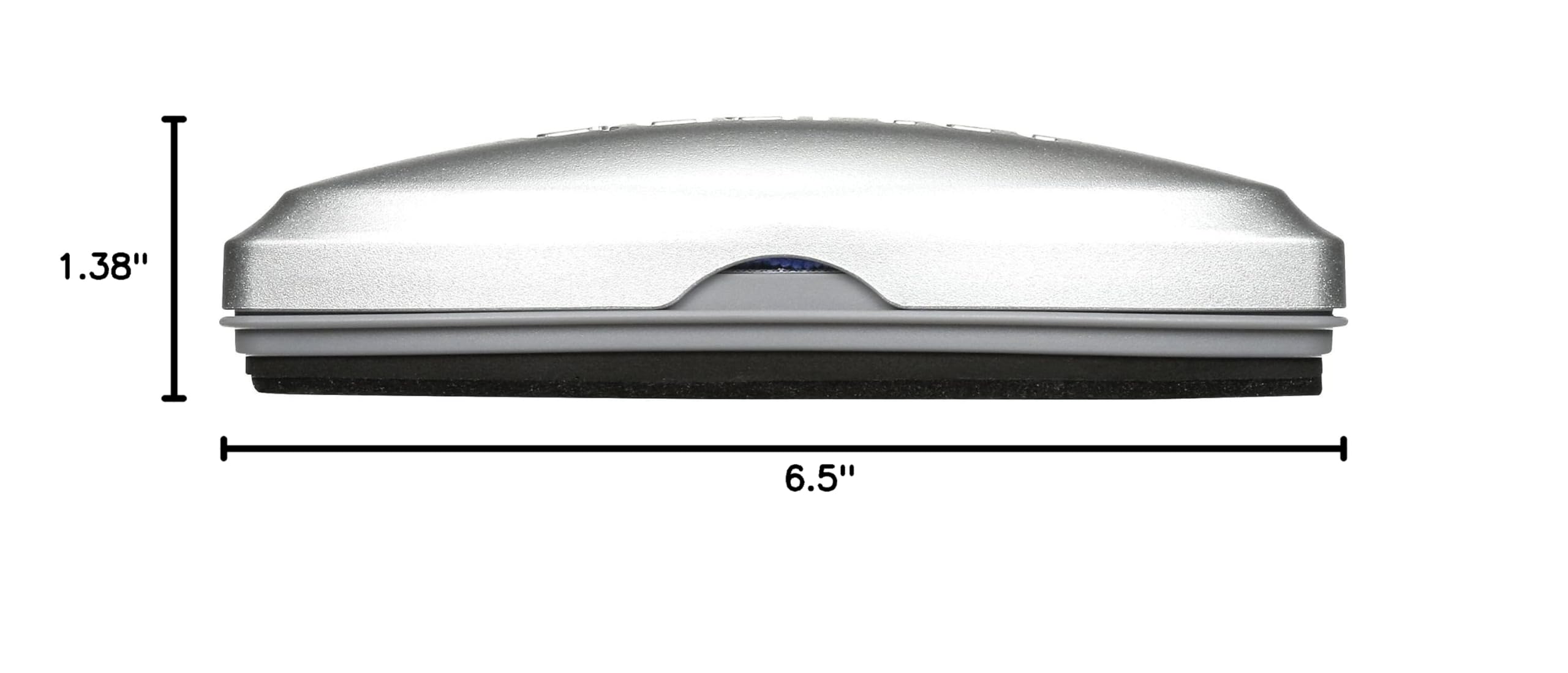 Quartet Glass Whiteboard Eraser, Premium, Magnetic, 3-In-1, 6-1/2"x1-3/8", Silver (SFEB3)