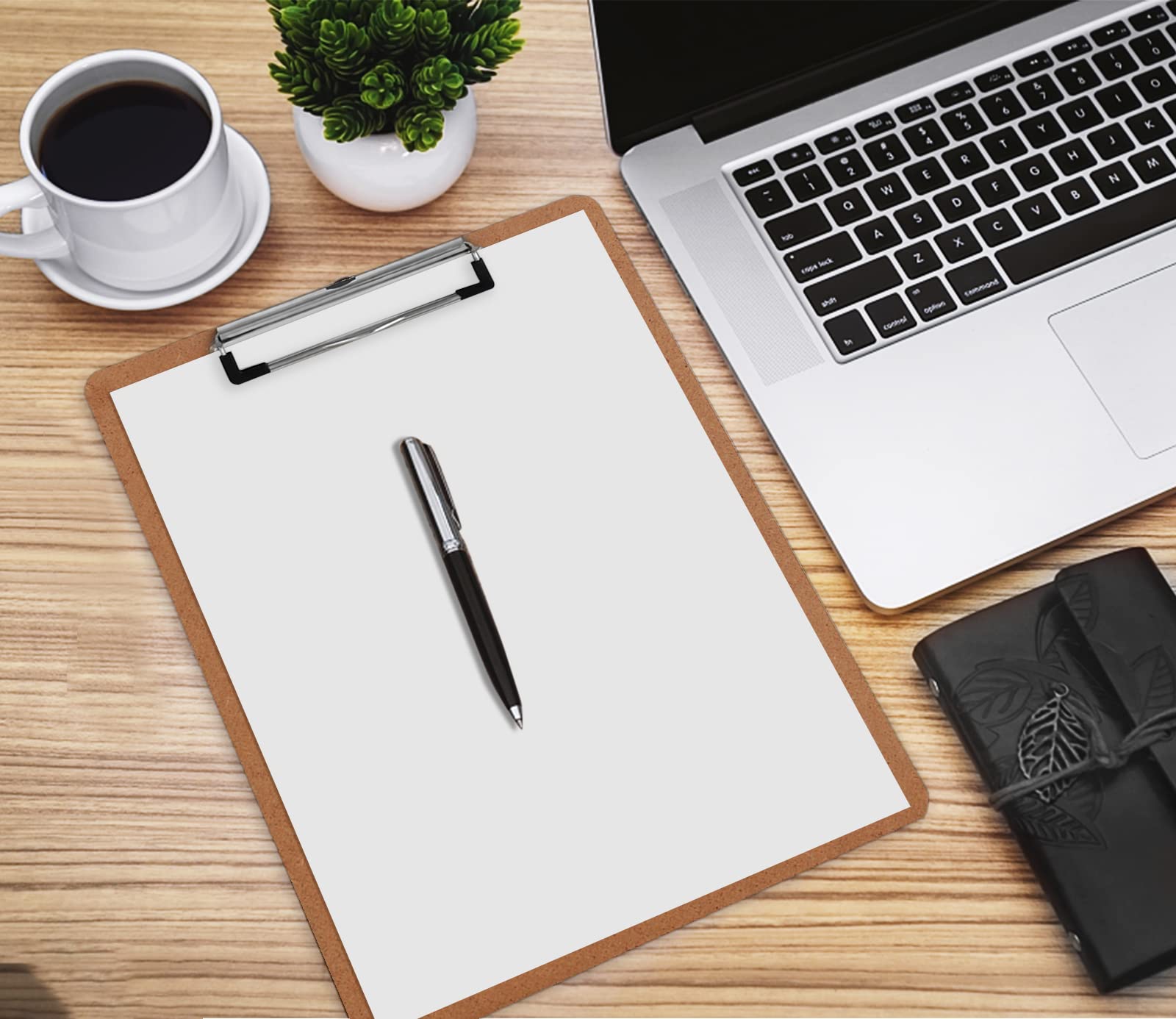 Clipboard, HERKKA 15 Pack Hardboard Office Clipboards Standard A4 Letter Size Clipboard with Low Profile Clip , Size 12.5 x 9 Inch