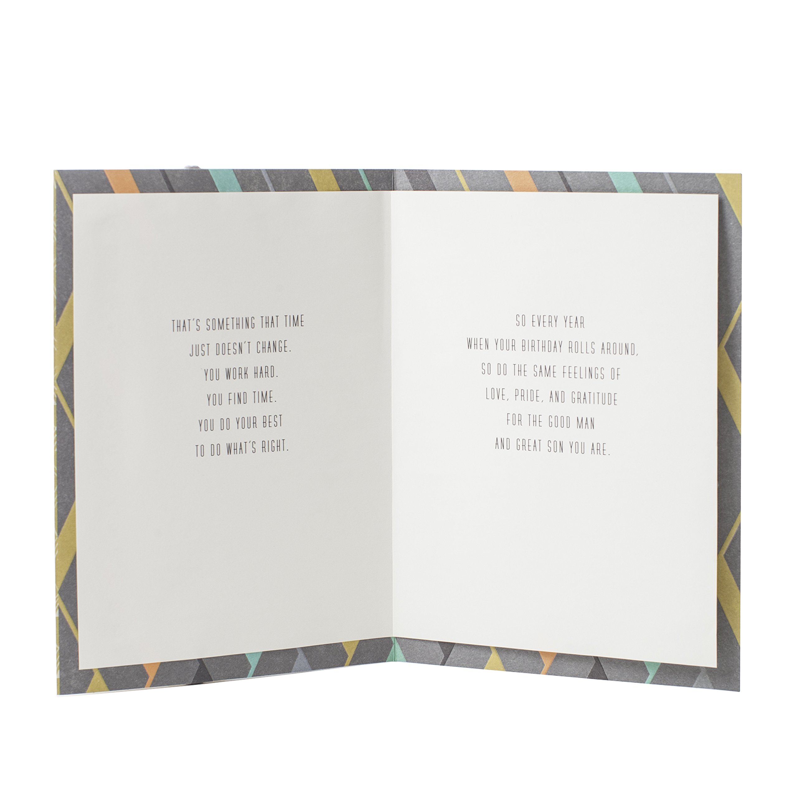Hallmark Birthday Card for Son (Good Man, Great Son)
