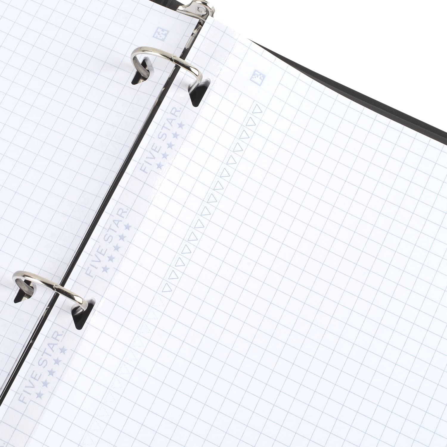 Five Star Loose Leaf Paper, 3 Hole Punched, Reinforced Filler Paper, Graph Ruled Paper, 11" x 8-1/2", 100 Sheets/Pack (17012),White