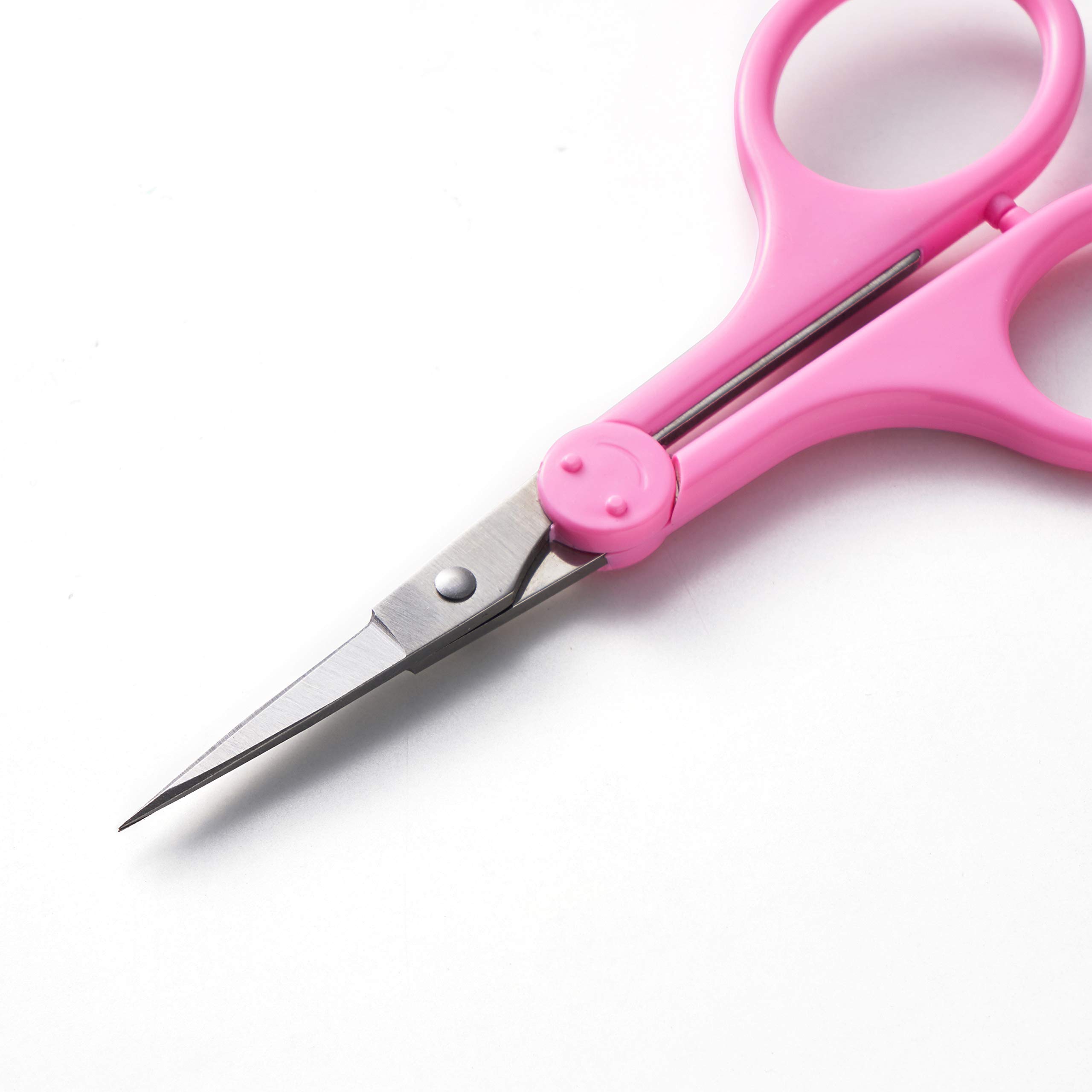 Beaditive High Precision Detail Scissors Set (2-Pc) Sharp, Fine Tips | Paper Cutting, Scrapbooking, Sewing, Crafting | Stainless Steel | Protective Cover (Pastel)