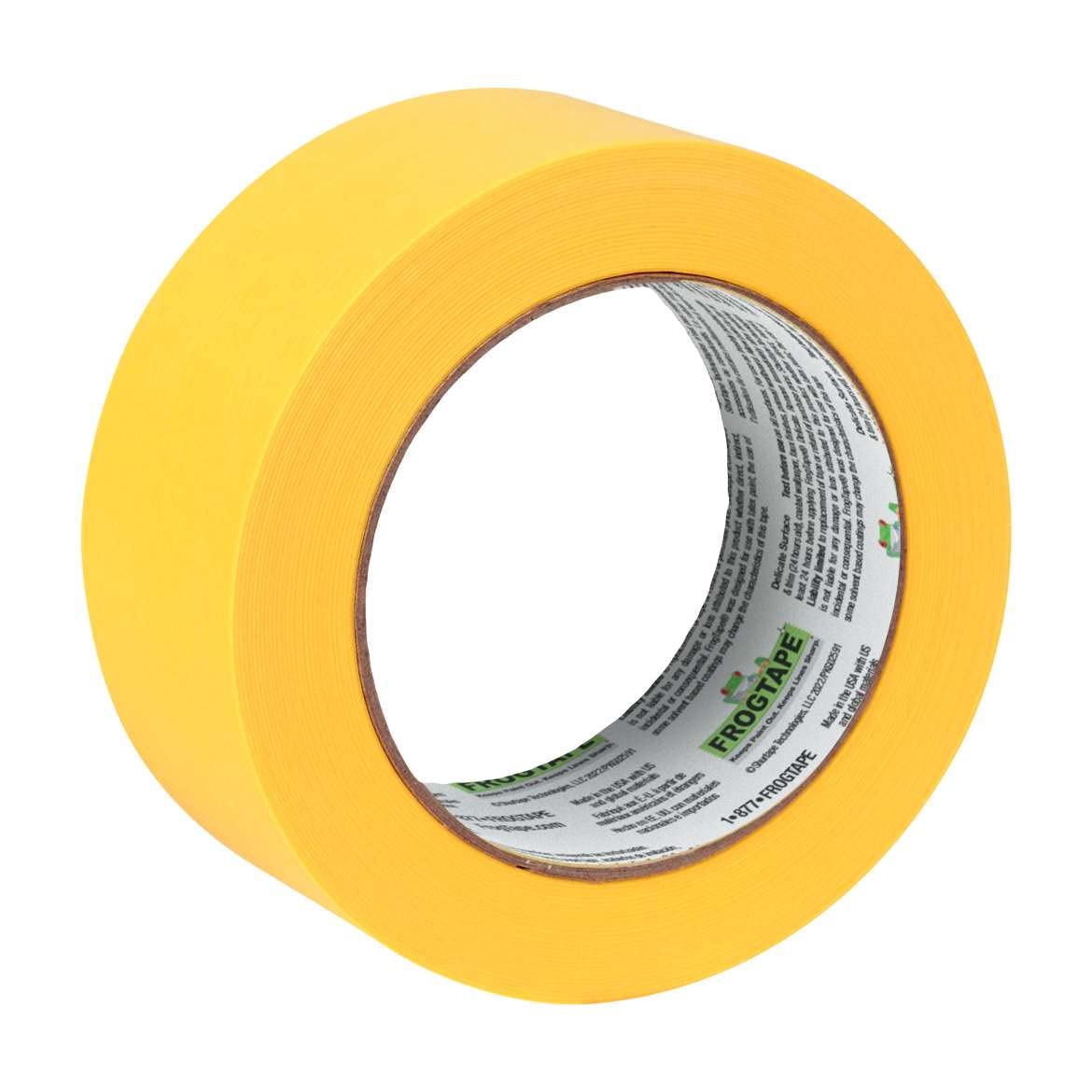 FROGTAPE 280222 Delicate Surface Painter's Tape with PaintBlock, 1.88 inch width, Yellow