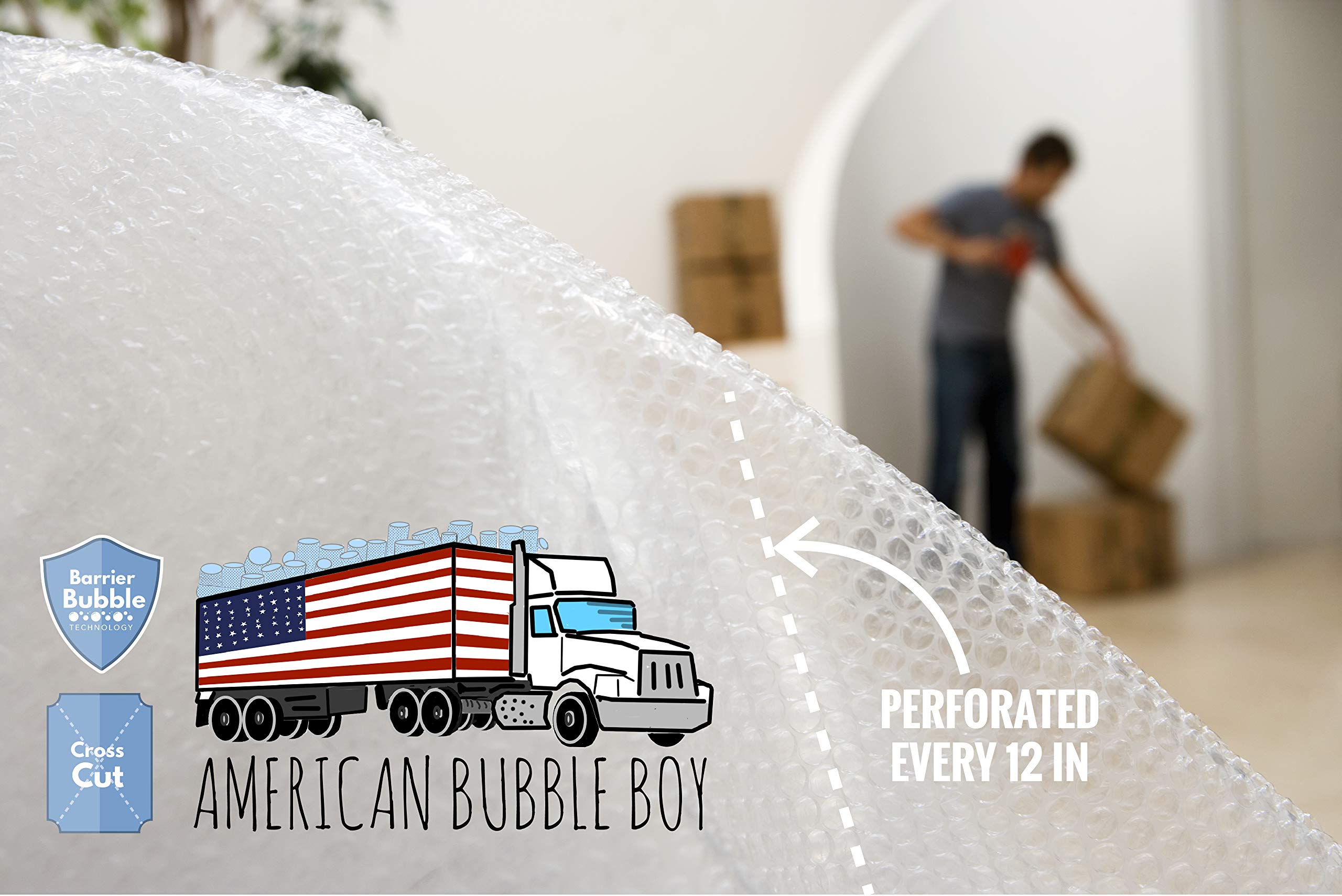 Bubble Wrap 700'Bubble Bundle for Packing, Shipping, Moving by American Bubble Boy