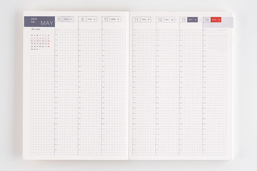 Hobonichi Techo Cousin Book [English/A5/January 2023 Start/Monday Start]