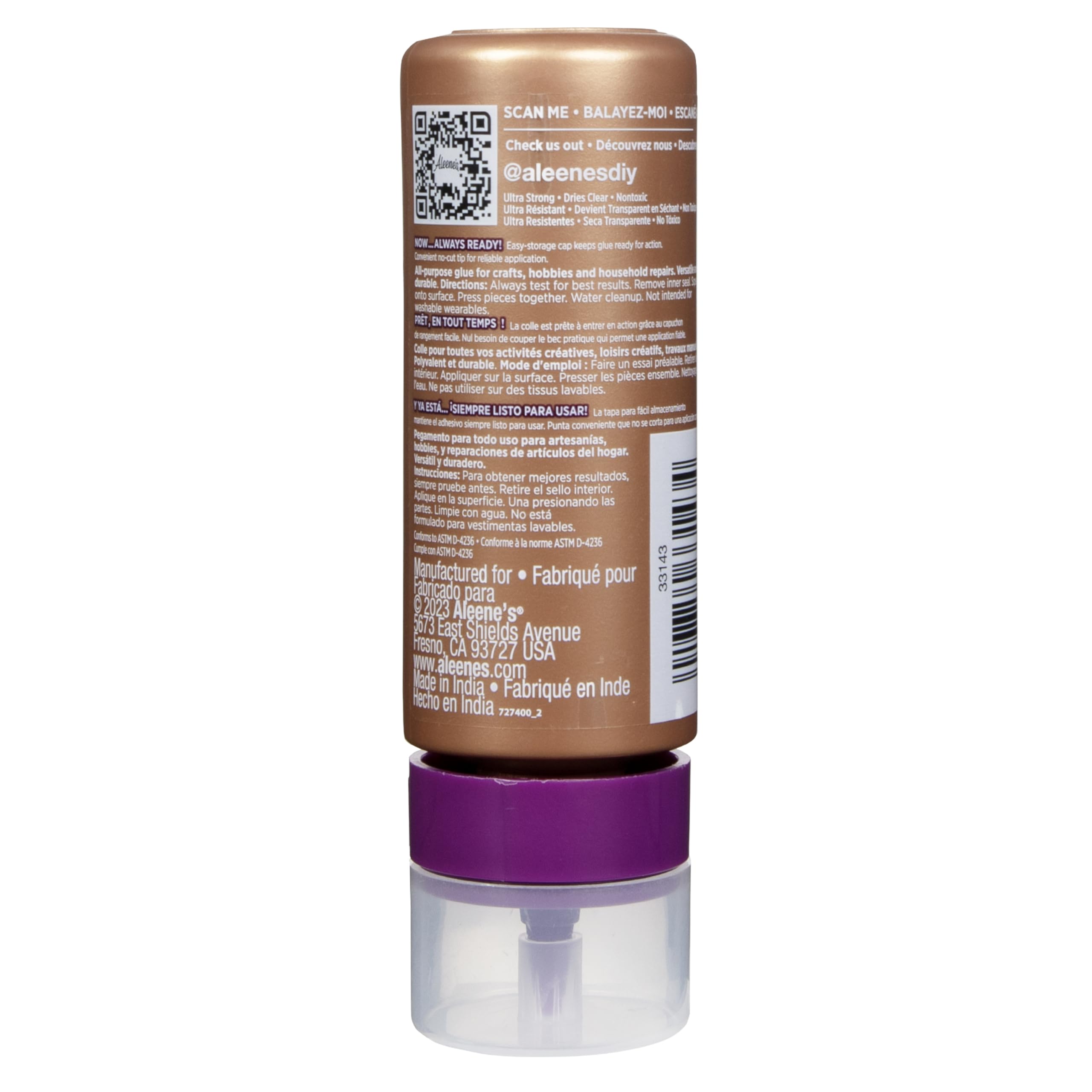 Aleene's Always Ready Tacky Glue, 4 oz, Original